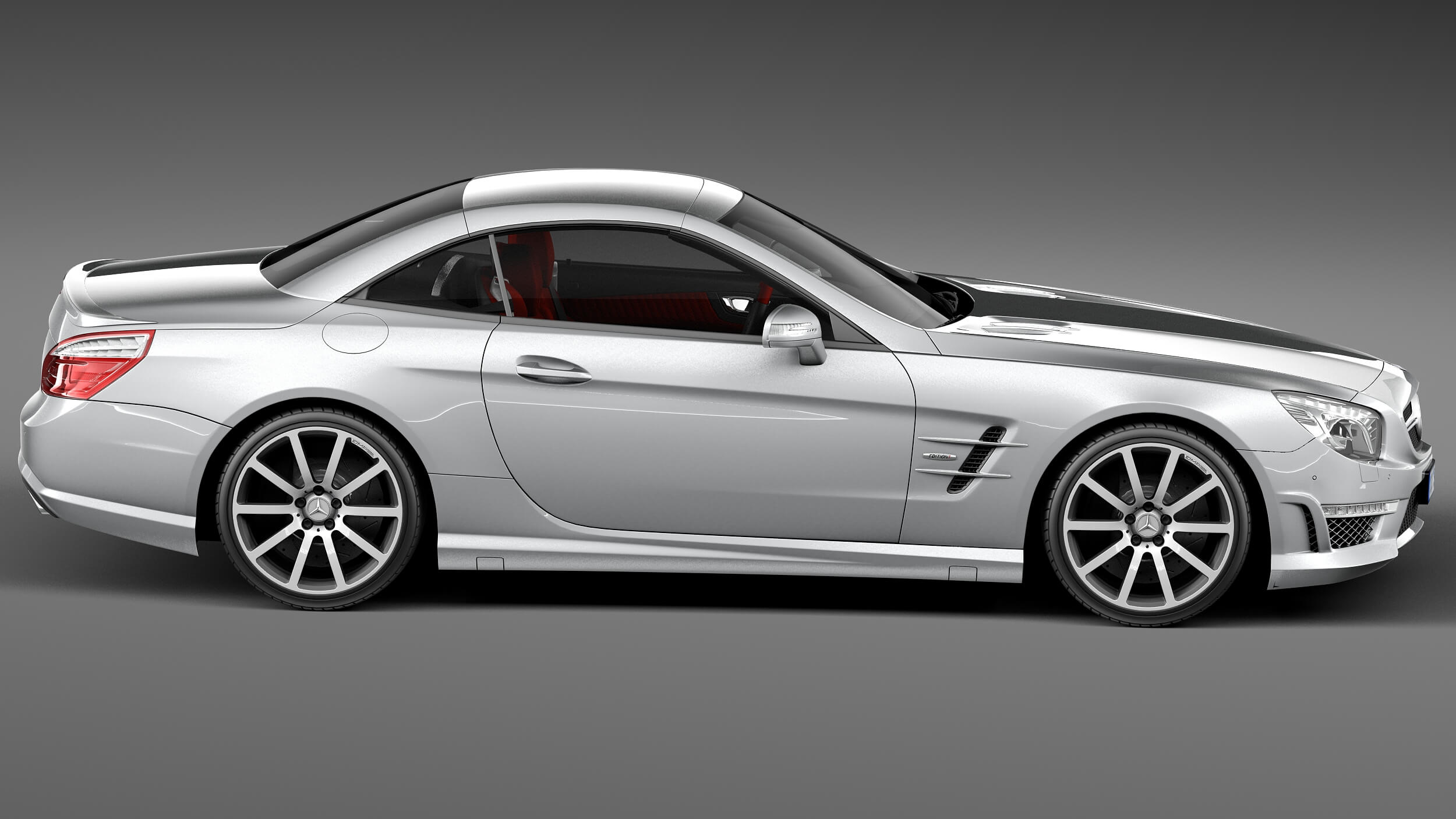 Mercedes-Benz SL 63 AMG 2013 3D Model by SQUIR