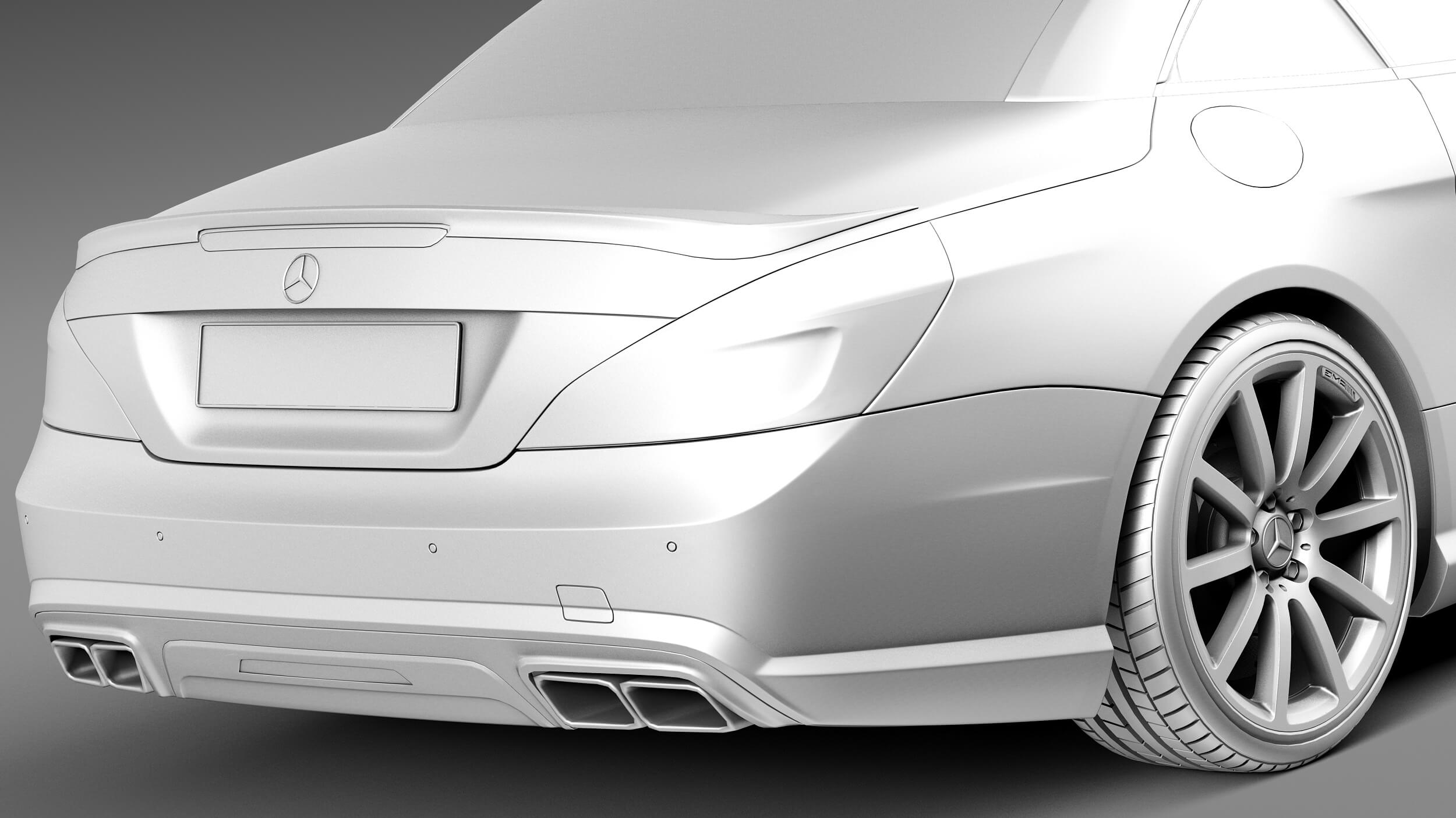Mercedes-Benz SL 63 AMG 2013 3D Model by SQUIR