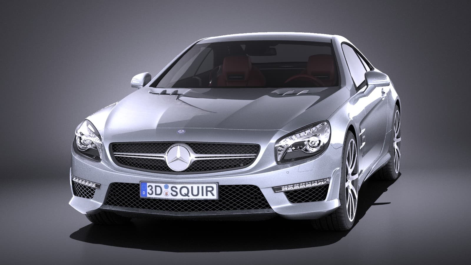 Mercedes SL 63 AMG 2015 (V-Ray) 3D Model by SQUIR