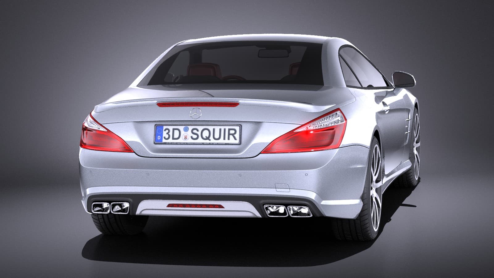Mercedes SL 63 AMG 2015 (V-Ray) 3D Model by SQUIR