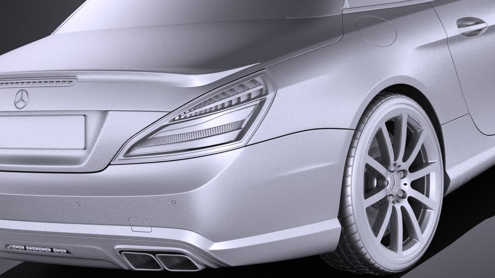 Mercedes SL 63 AMG 2015 (V-Ray) 3D Model by SQUIR