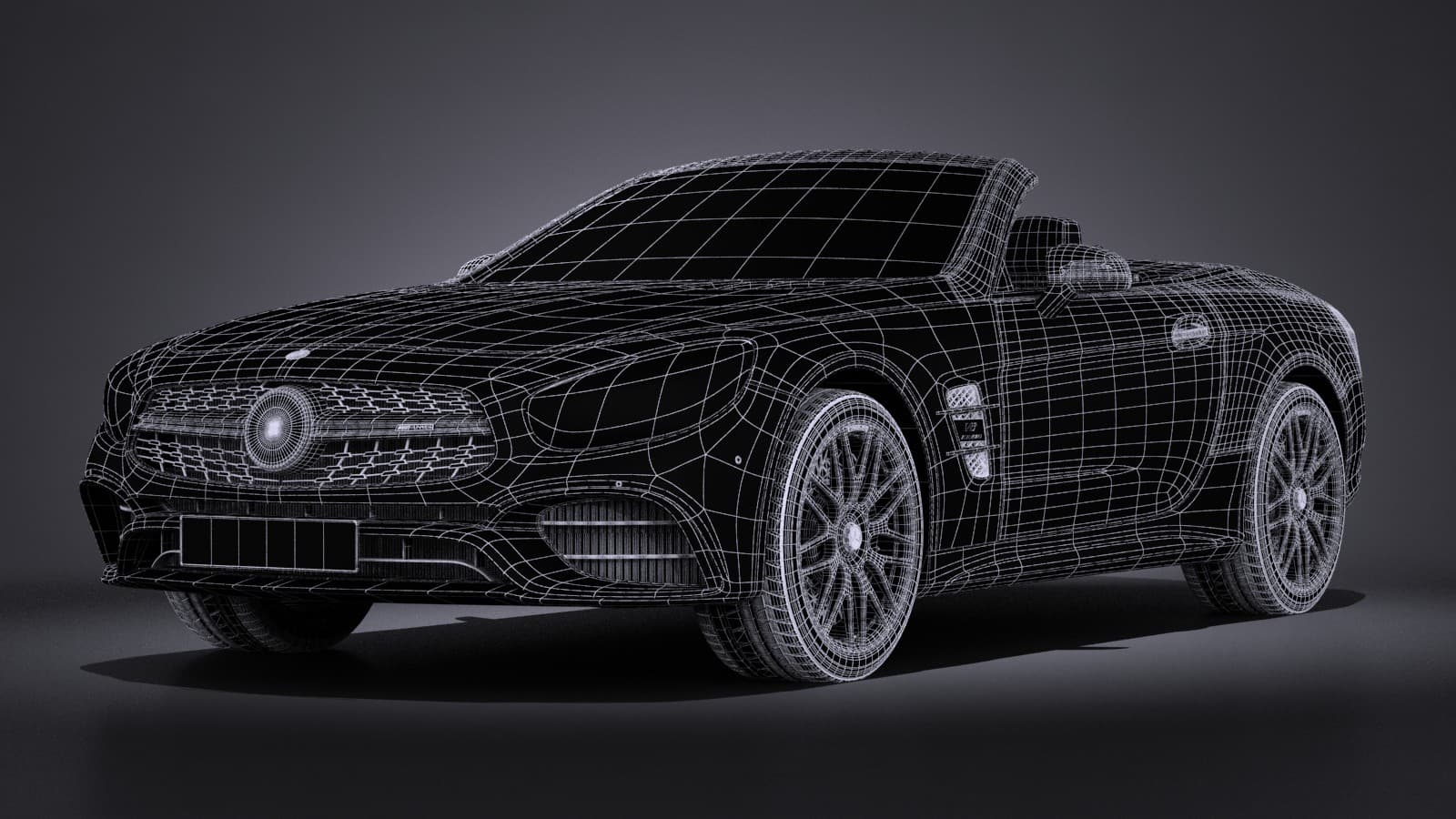 Mercedes SL 63 AMG 2017 - 3D Model by SQUIR