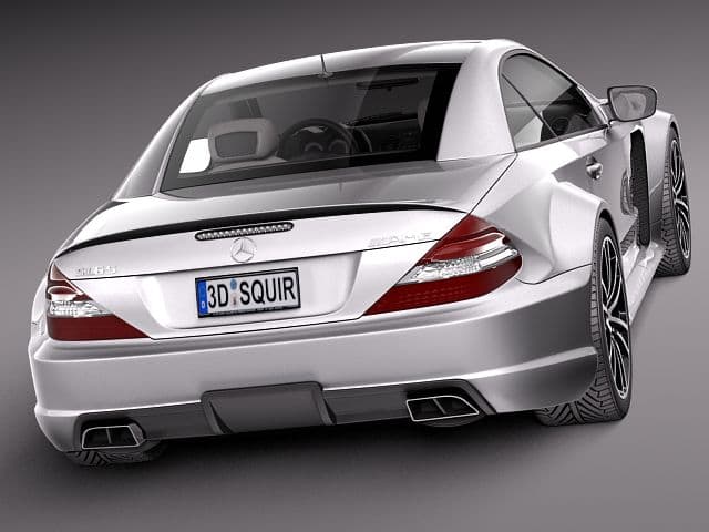 Mercedes SL65 AMG Black 2010 - 3D Model by SQUIR