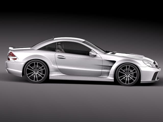 Mercedes SL65 AMG Black 2010 - 3D Model by SQUIR