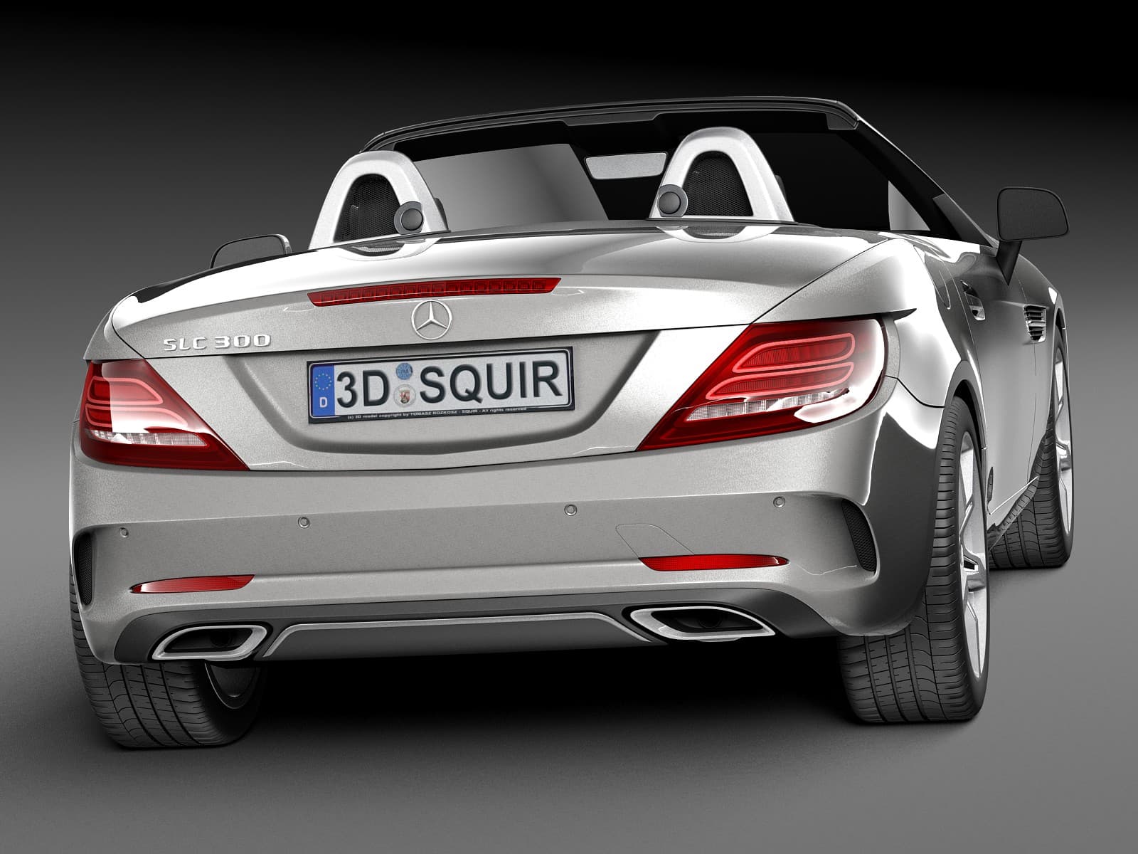 Mercedes SLC 2017 - 3D Model by SQUIR