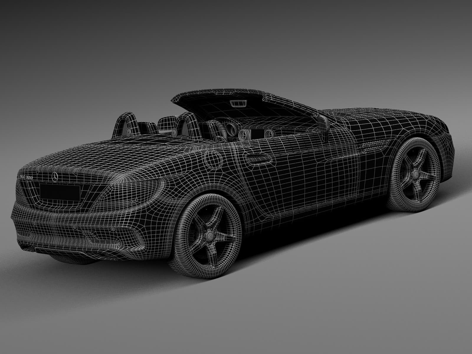 Mercedes SLC 2017 - 3D Model by SQUIR