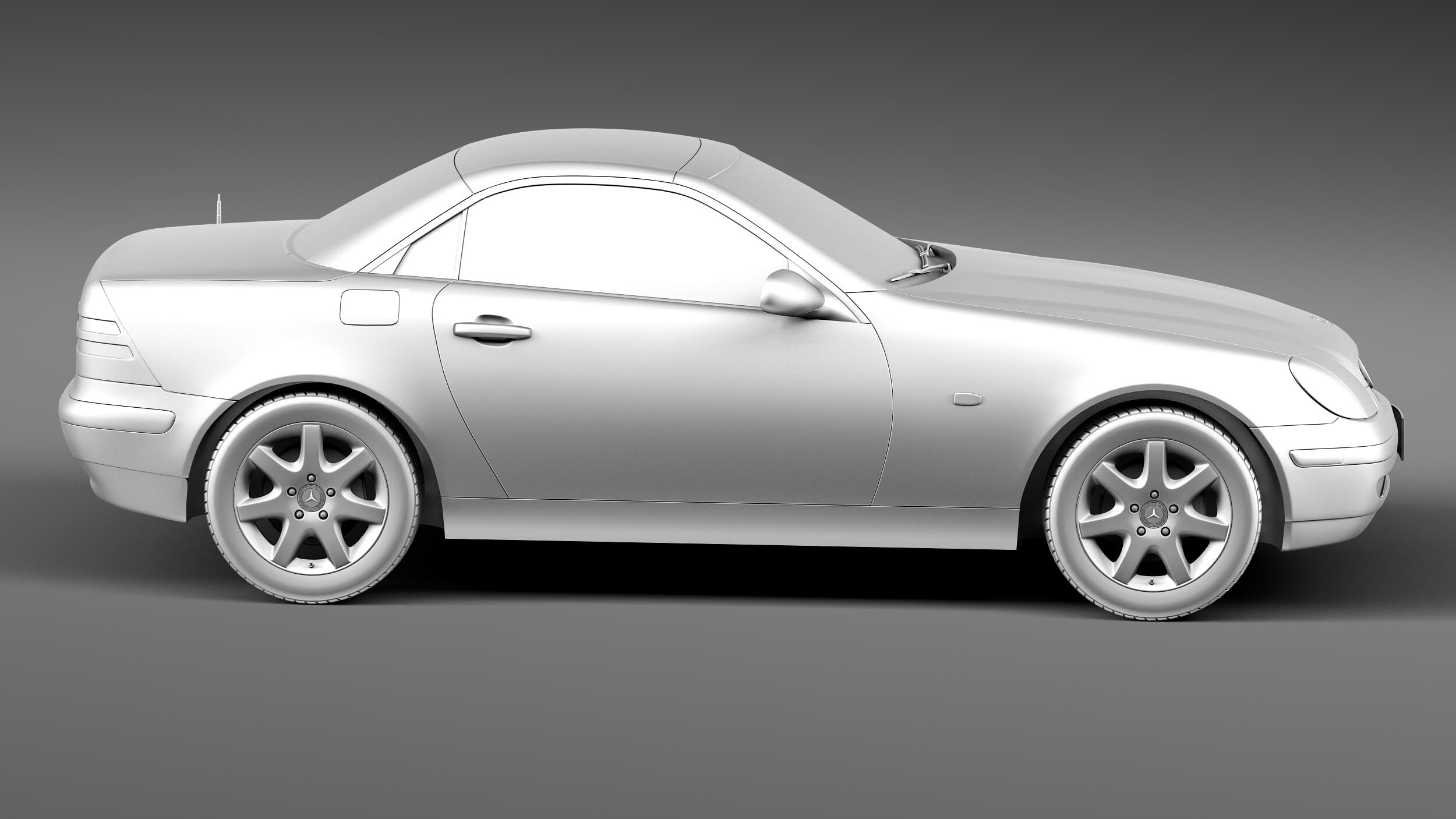 Mercedes-Benz SLK R170 1996-2004 3D Model by SQUIR