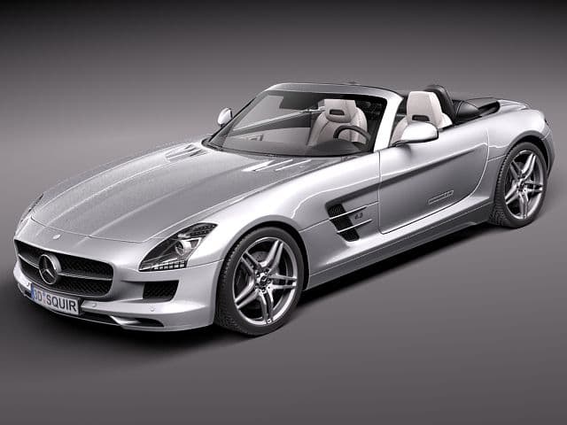Mercedes SLS Convertible 2012 - 3D Model by SQUIR
