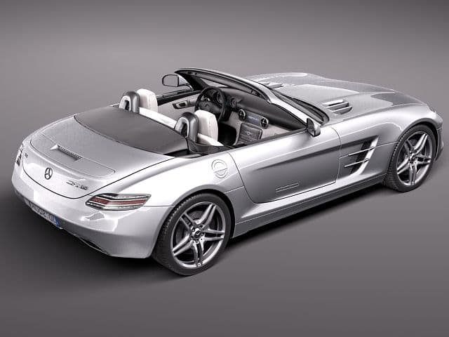 Mercedes SLS Convertible 2012 - 3D Model by SQUIR