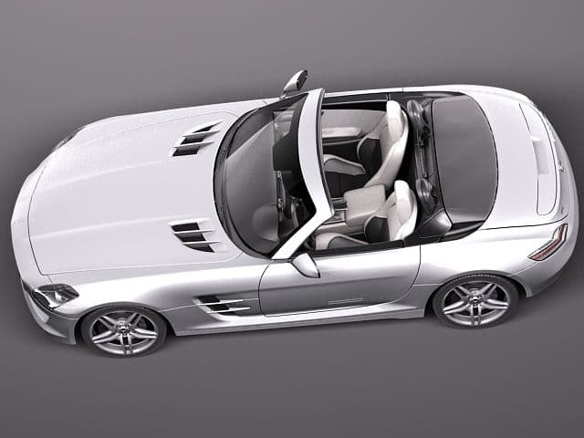 Mercedes SLS Convertible 2012 - 3D Model by SQUIR
