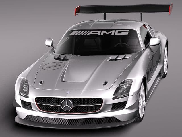 Mercedes SLS Gt3 - 3D Model by SQUIR