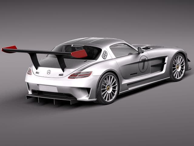 Mercedes SLS Gt3 - 3D Model by SQUIR