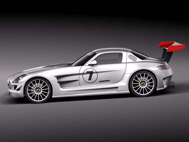 Mercedes SLS Gt3 - 3D Model by SQUIR