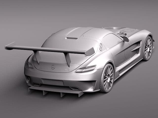 Mercedes SLS Gt3 - 3D Model by SQUIR