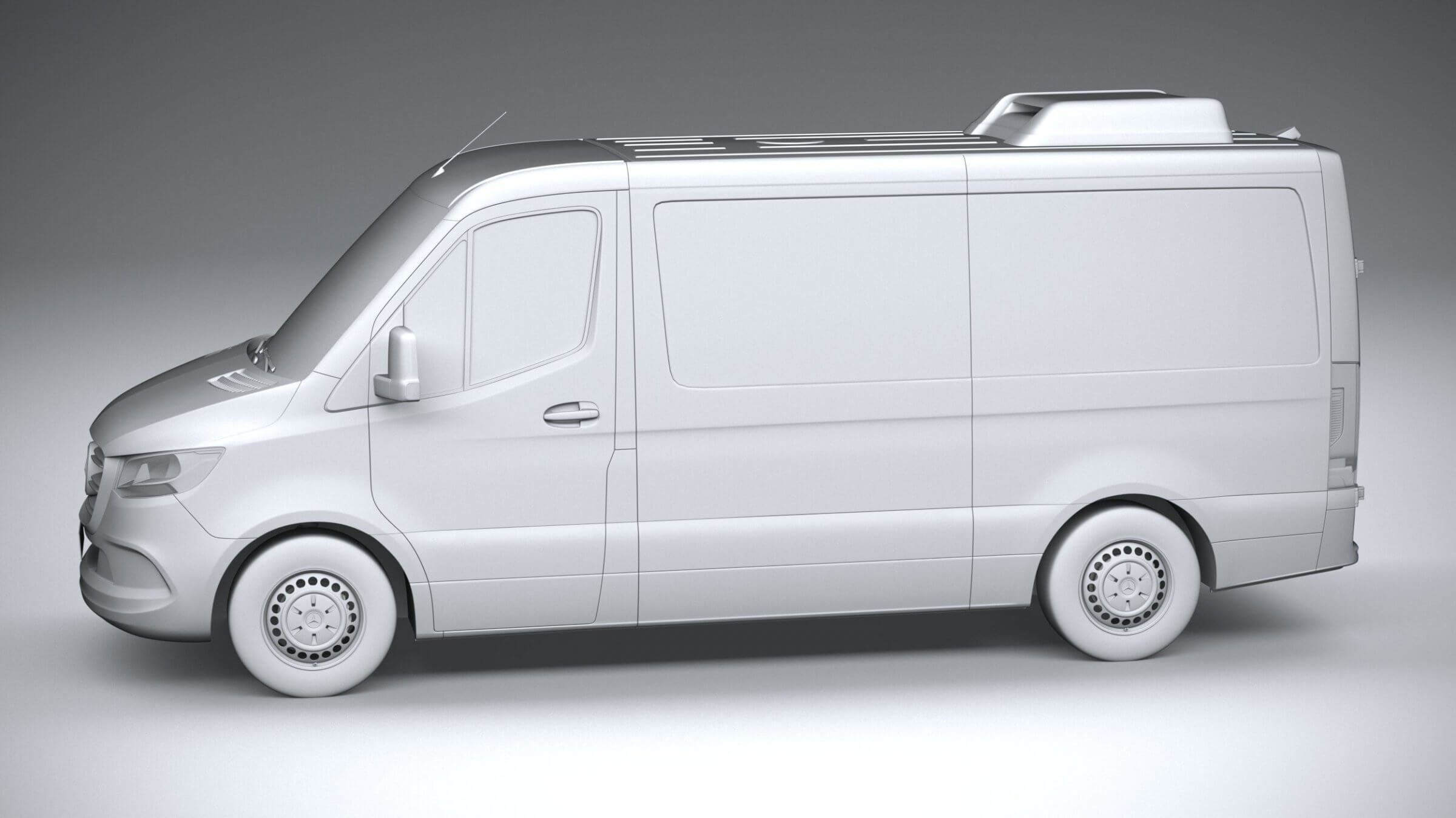 Mercedes Sprinter Passenger L2H1 2019 - 3D Model by SQUIR