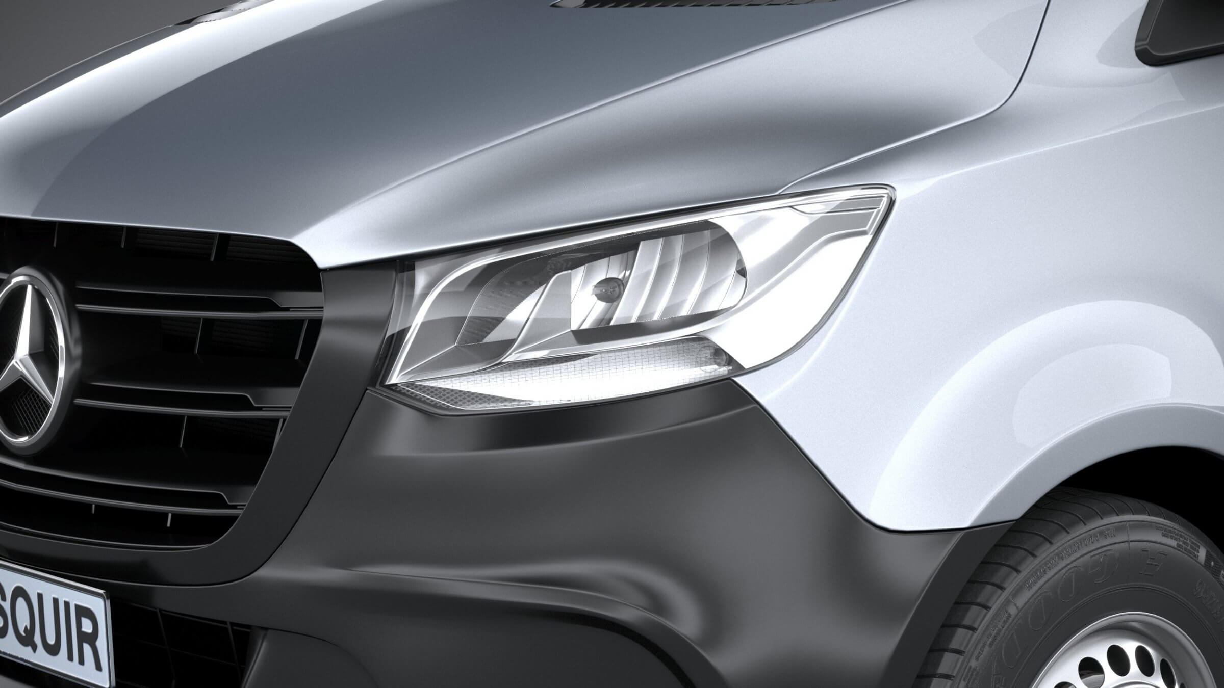 Mercedes Sprinter Passenger L2H2 2019 - 3D Model by SQUIR