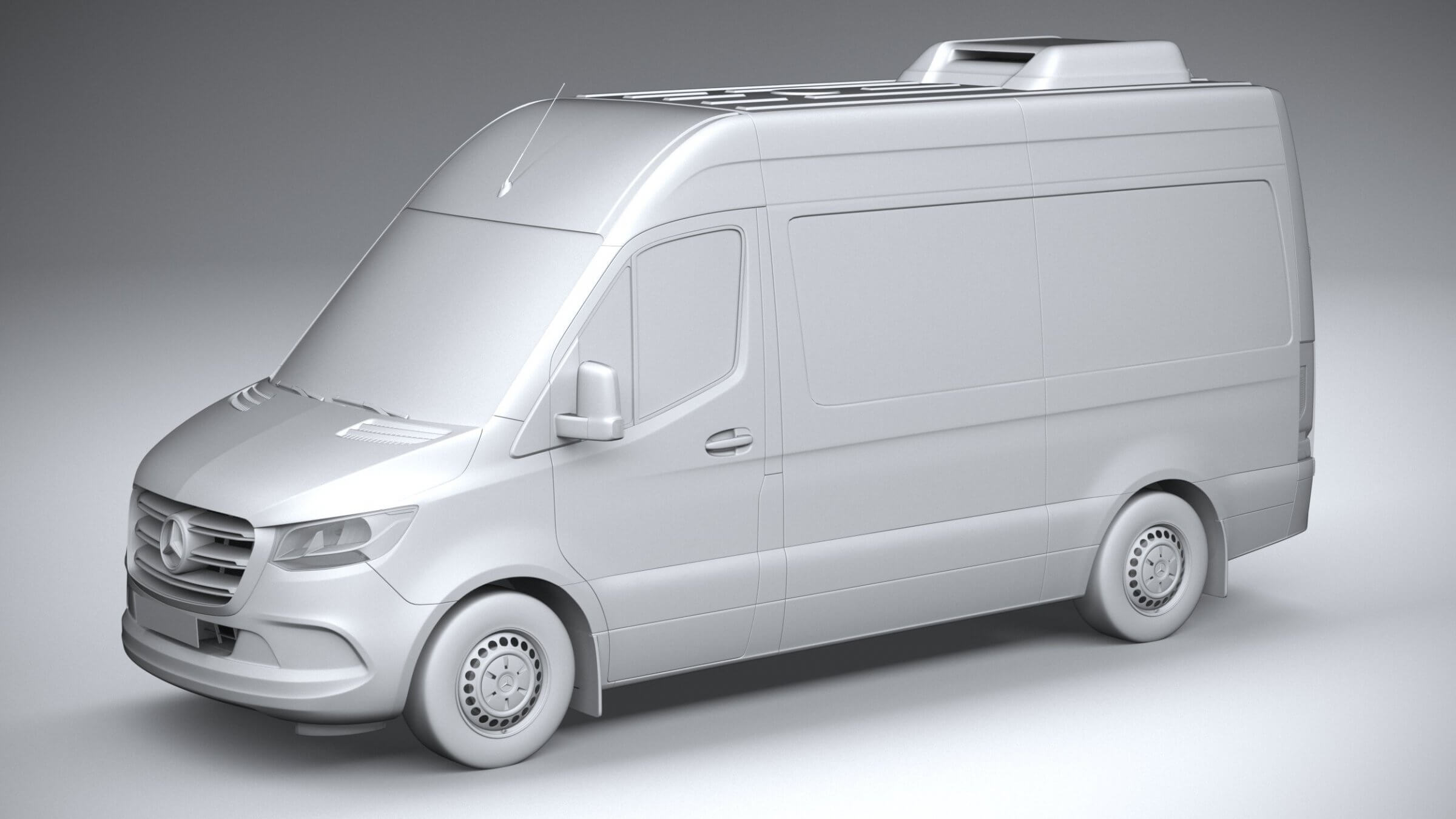 Mercedes Sprinter Passenger L2H2 2019 - 3D Model by SQUIR