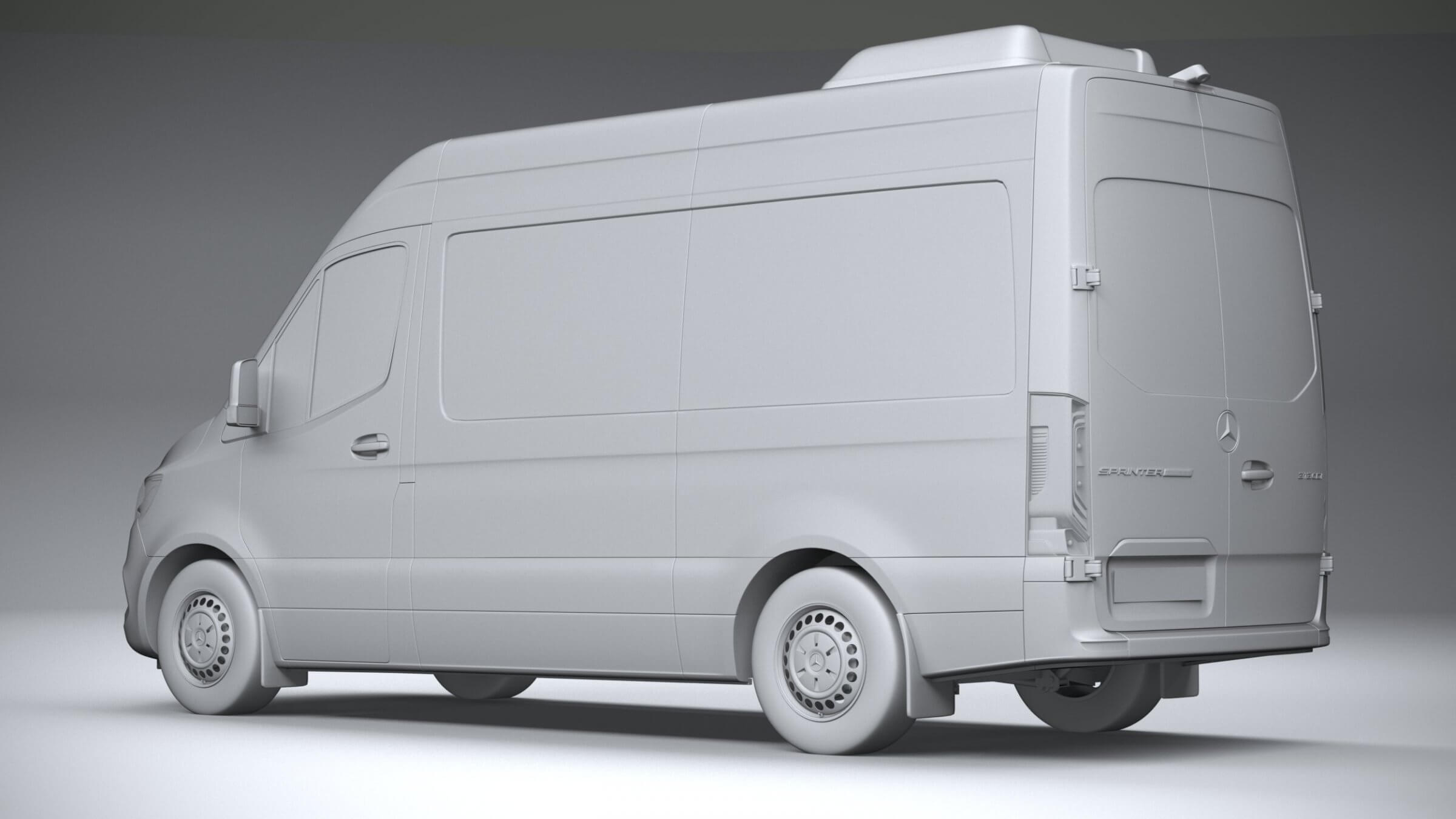 Mercedes Sprinter Passenger L2H2 2019 - 3D Model by SQUIR