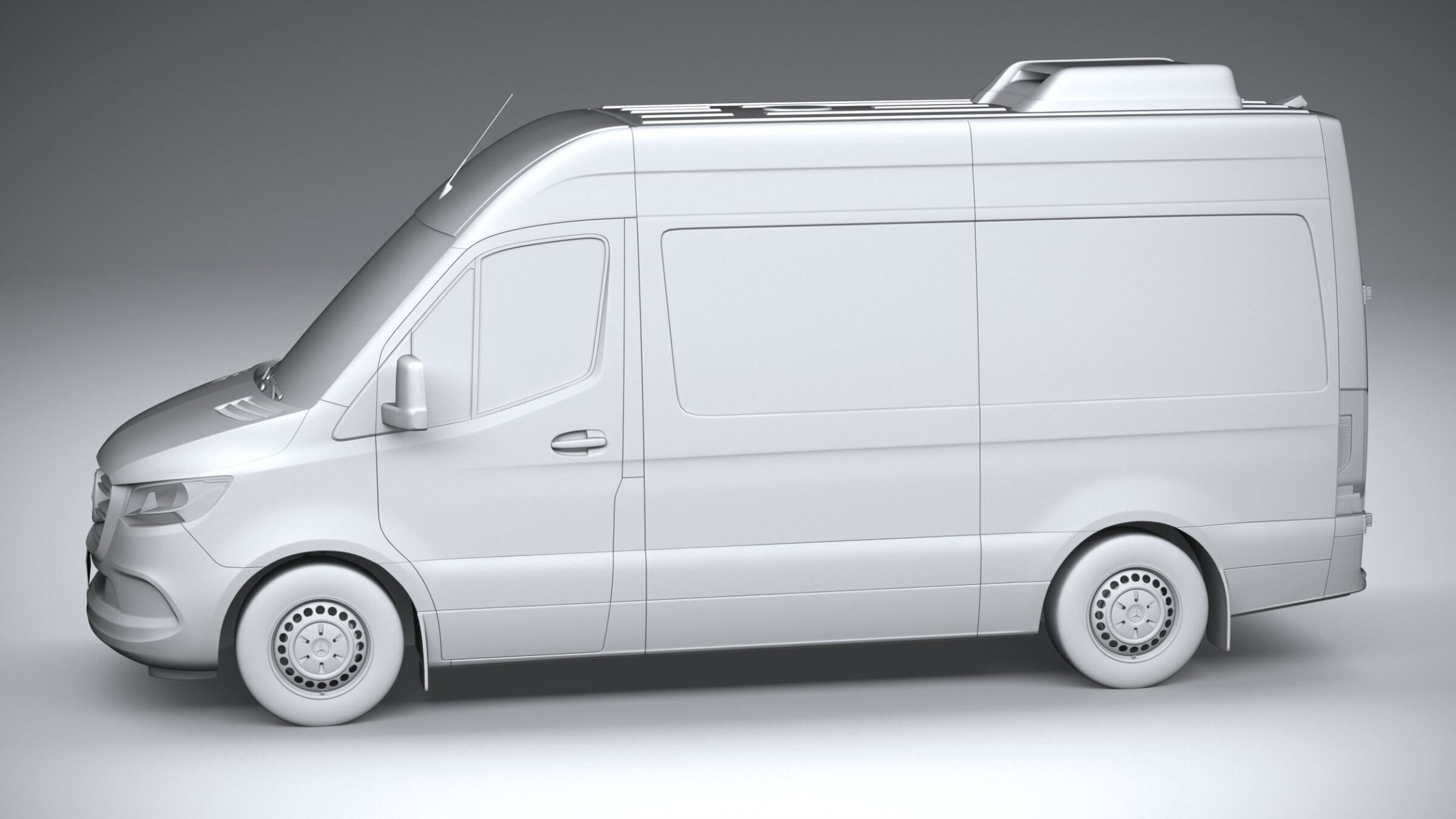Mercedes Sprinter Passenger L2H2 2019 - 3D Model by SQUIR