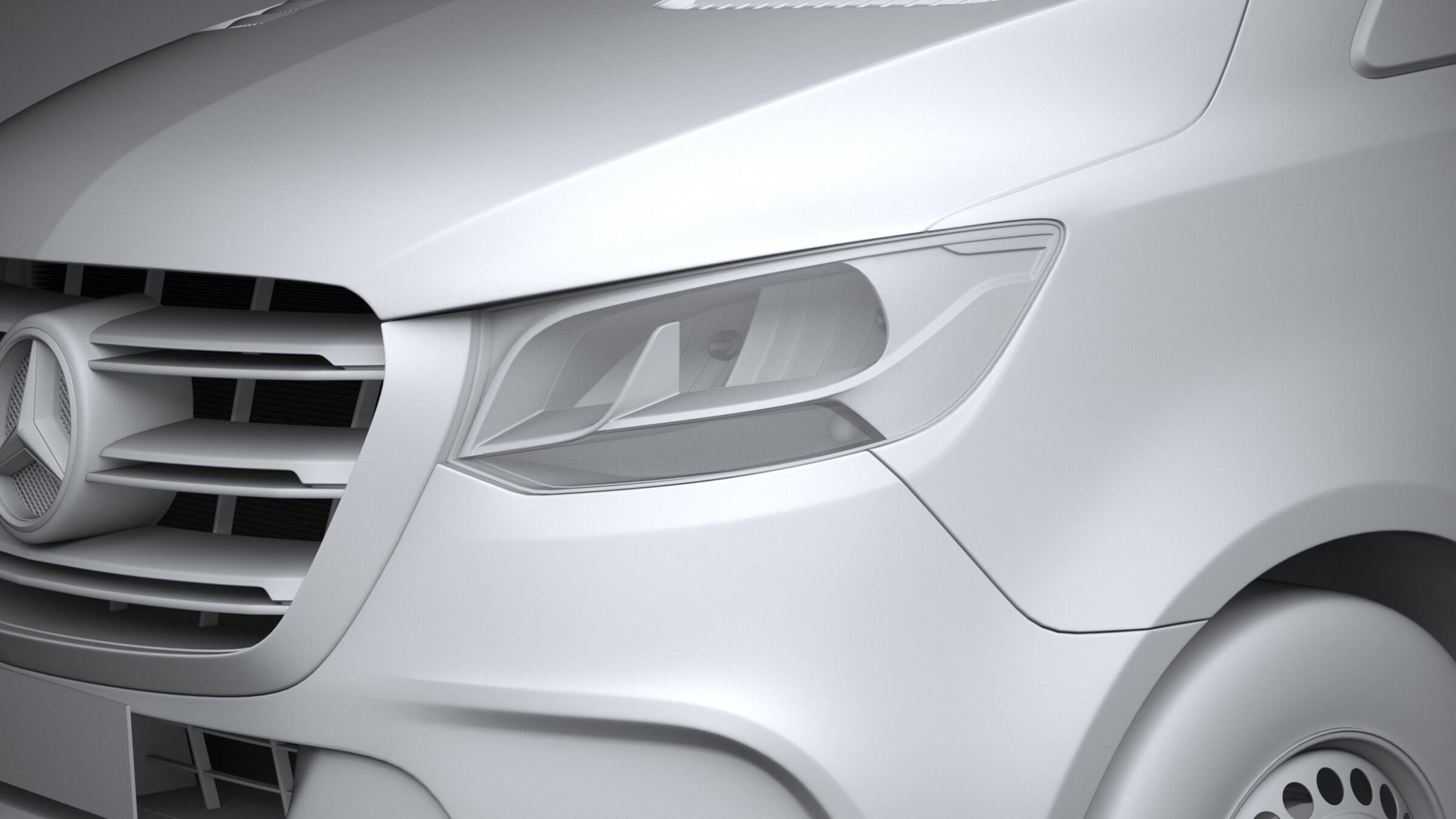 Mercedes Sprinter Passenger L2H2 2019 - 3D Model by SQUIR