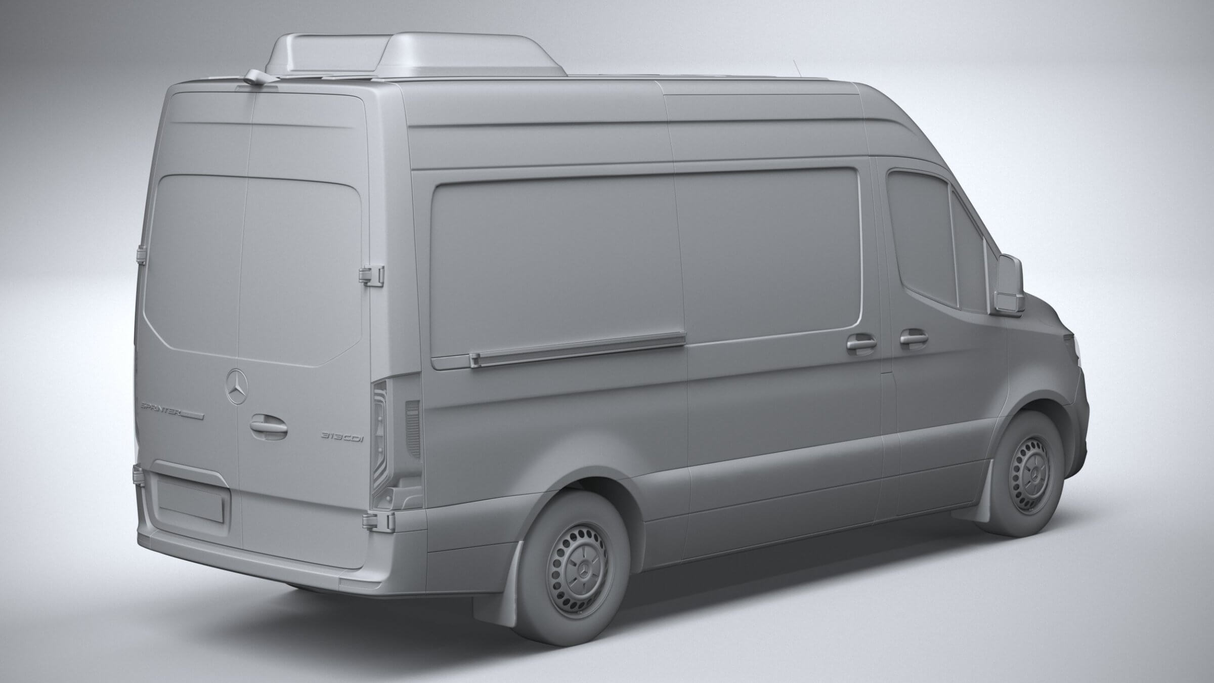 Mercedes Sprinter Passenger L2H2 2019 - 3D Model by SQUIR