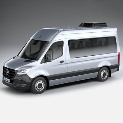 Mercedes Sprinter Passenger L2H2 2019 - 3D Model by SQUIR