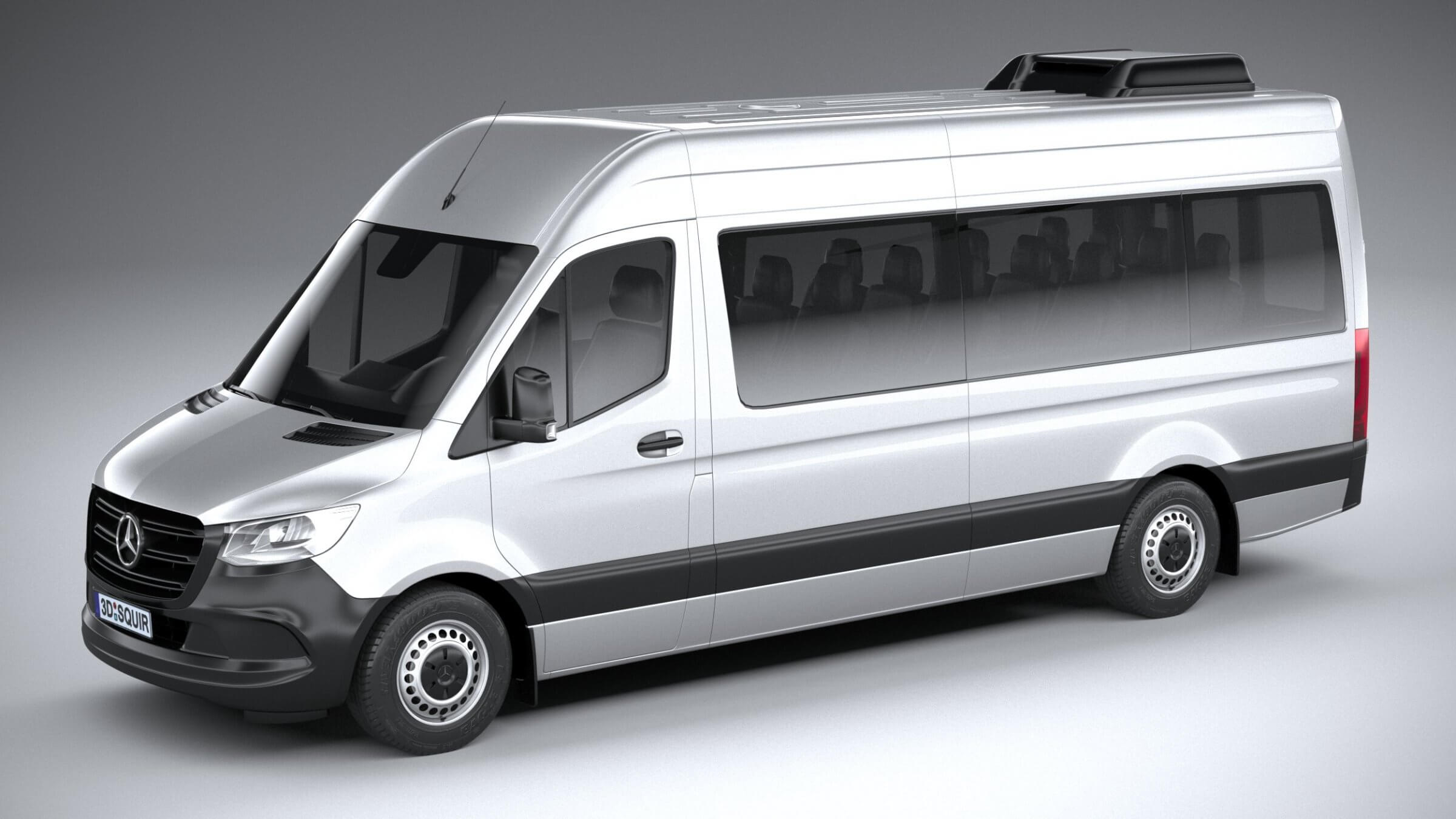 Mercedes Sprinter Passenger L3H2 2019 - 3D Model by SQUIR