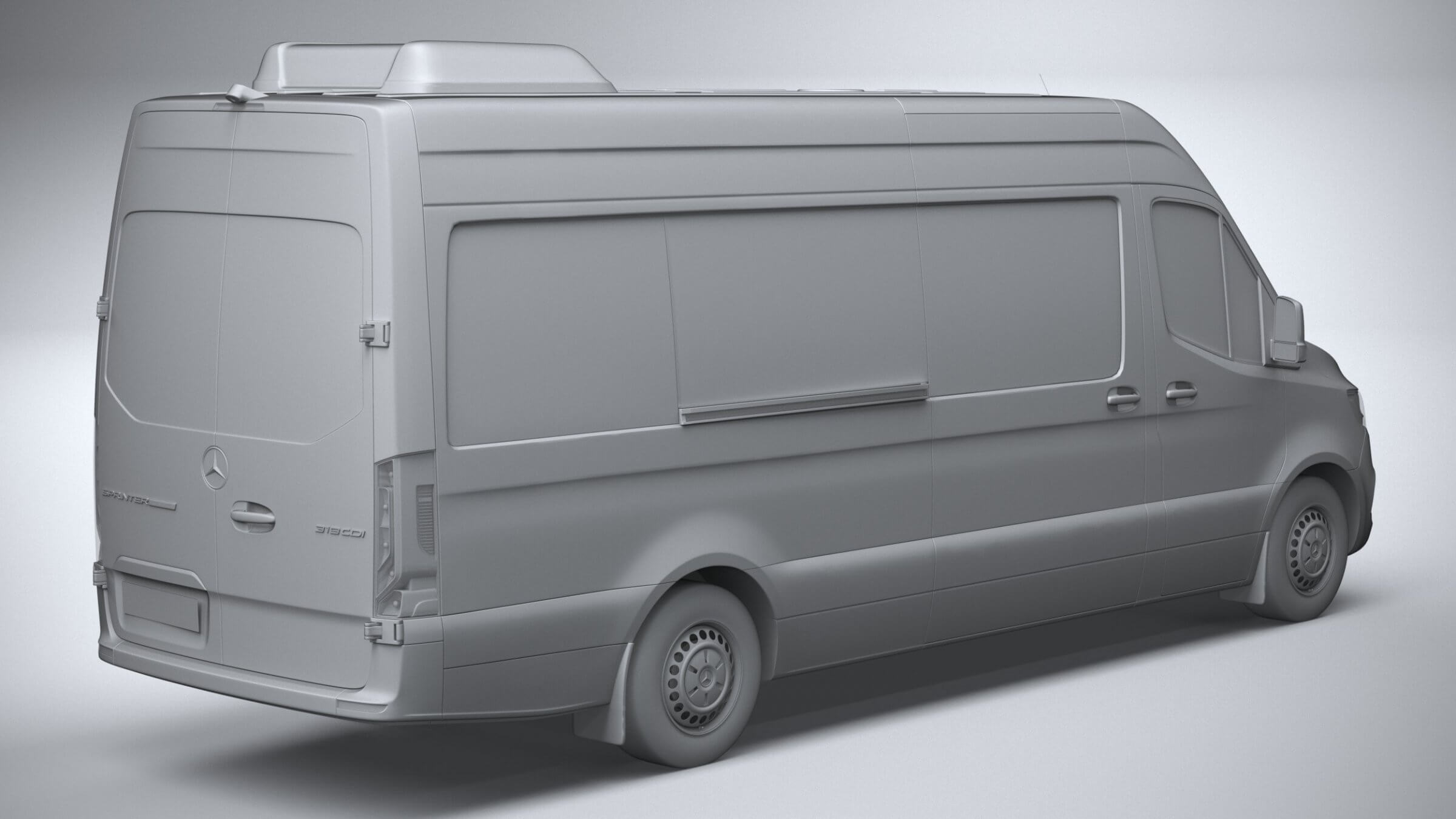 Mercedes Sprinter Passenger L3H2 2019 - 3D Model by SQUIR