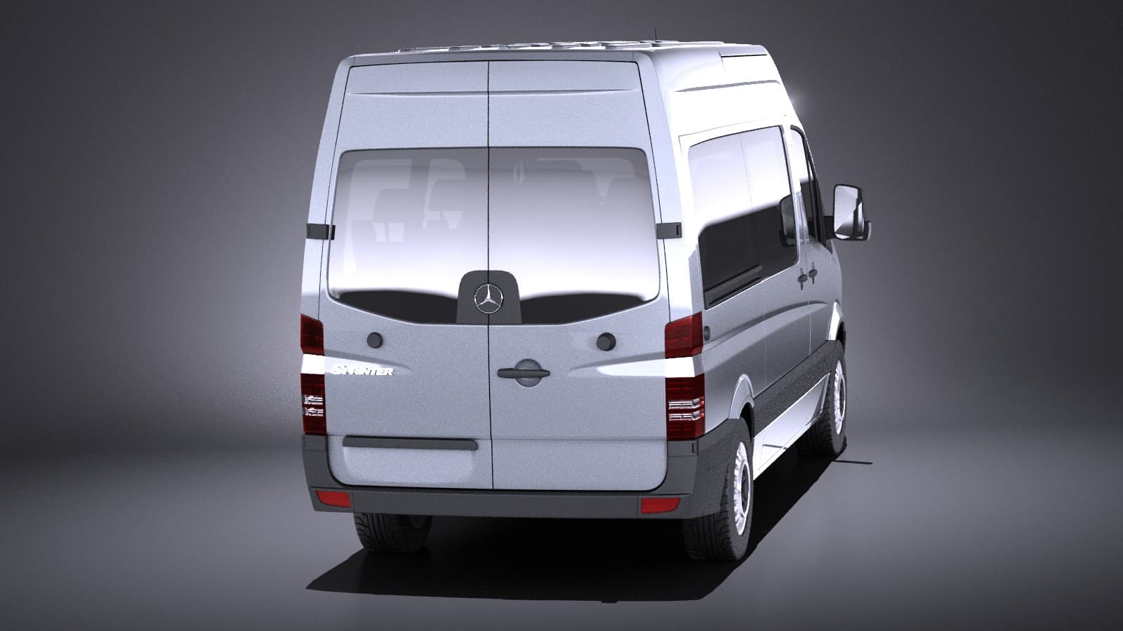 Mercedes Sprinter Passenger Van 2017 (V-Ray) 3D Model by SQUIR