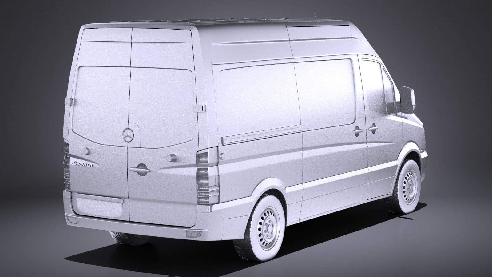 Mercedes Sprinter Passenger Van 2017 (V-Ray) 3D Model by SQUIR