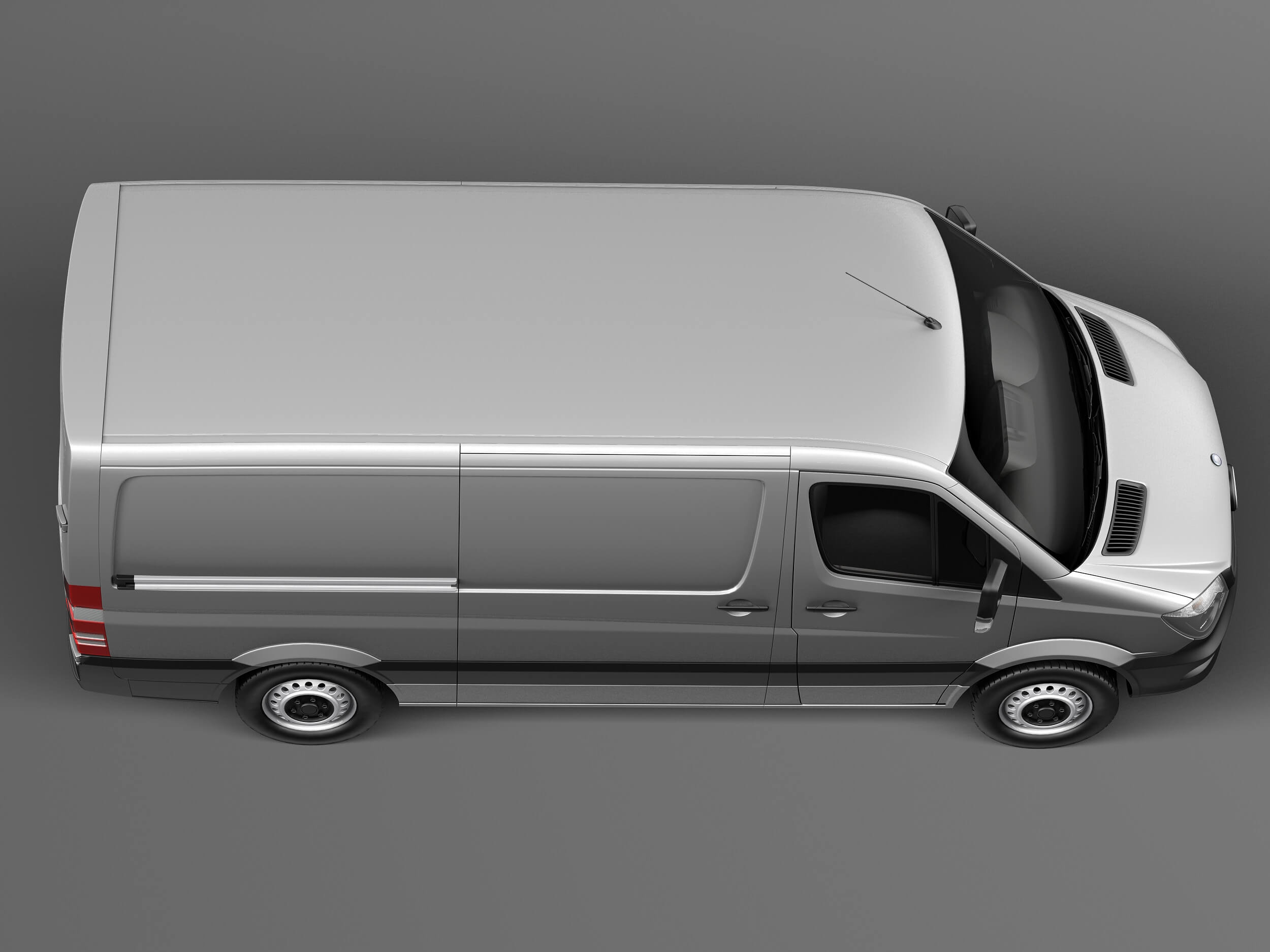 Mercedes-Benz Sprinter Short Low 2014 3D Model by SQUIR