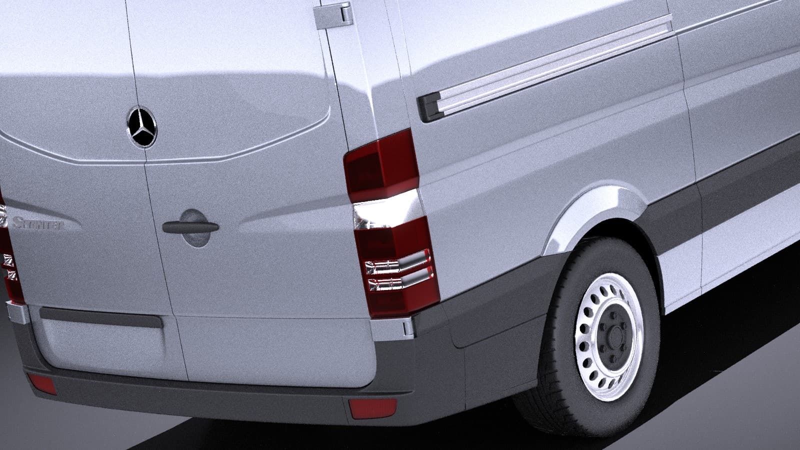 Mercedes Sprinter Short Low 2017 (V-Ray) 3D Model by SQUIR
