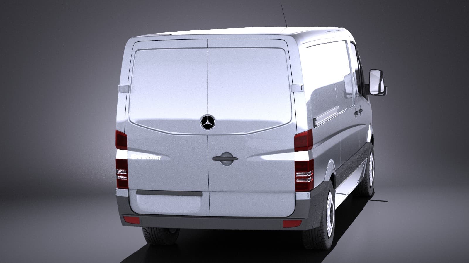 Mercedes Sprinter Short Low 2017 (V-Ray) 3D Model by SQUIR