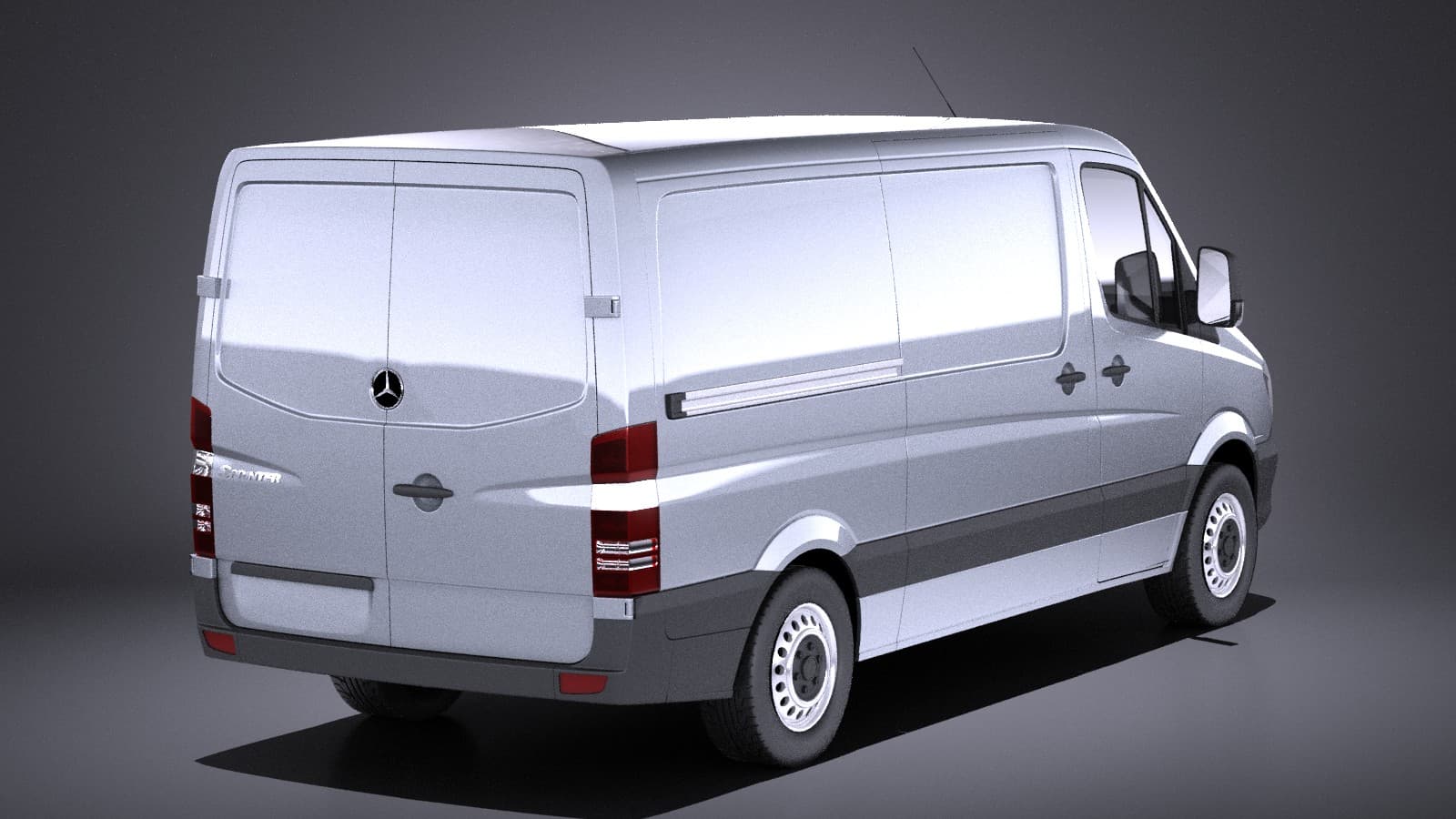 Mercedes Sprinter Short Low 2017 (V-Ray) 3D Model by SQUIR