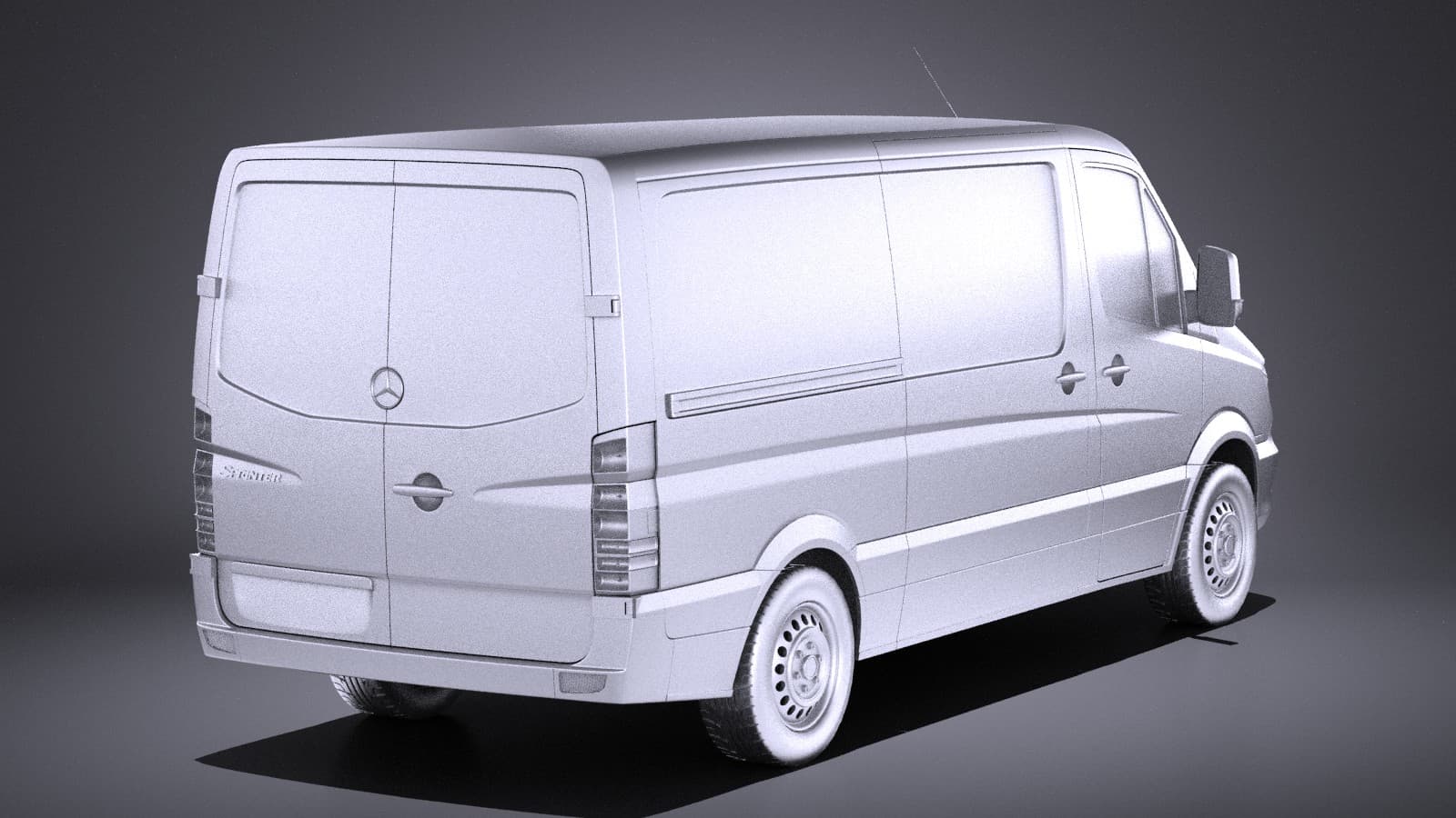 Mercedes Sprinter Short Low 2017 (V-Ray) 3D Model by SQUIR