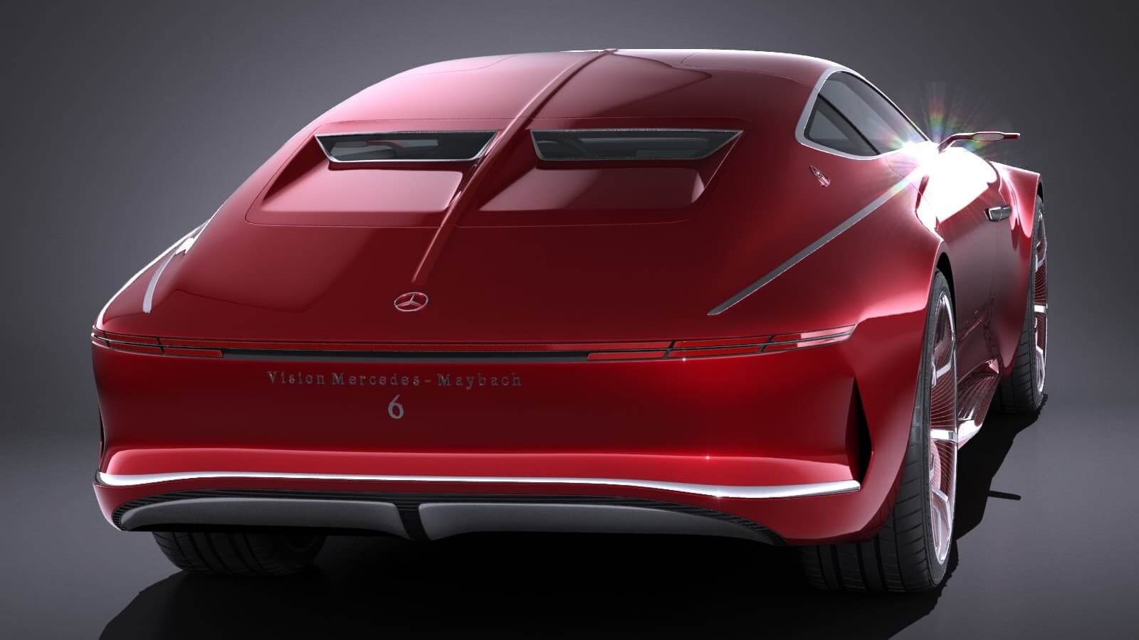 Mercedes Vision Maybach 6 Concept 2016 - 3D Model by SQUIR