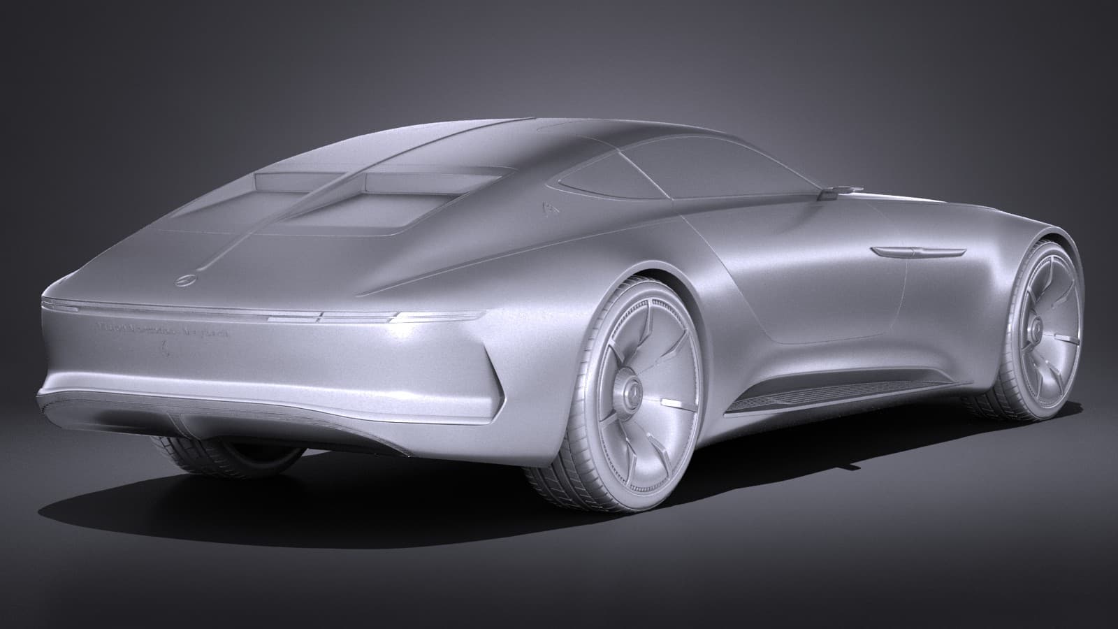 Mercedes Vision Maybach 6 Concept 2016 - 3D Model by SQUIR