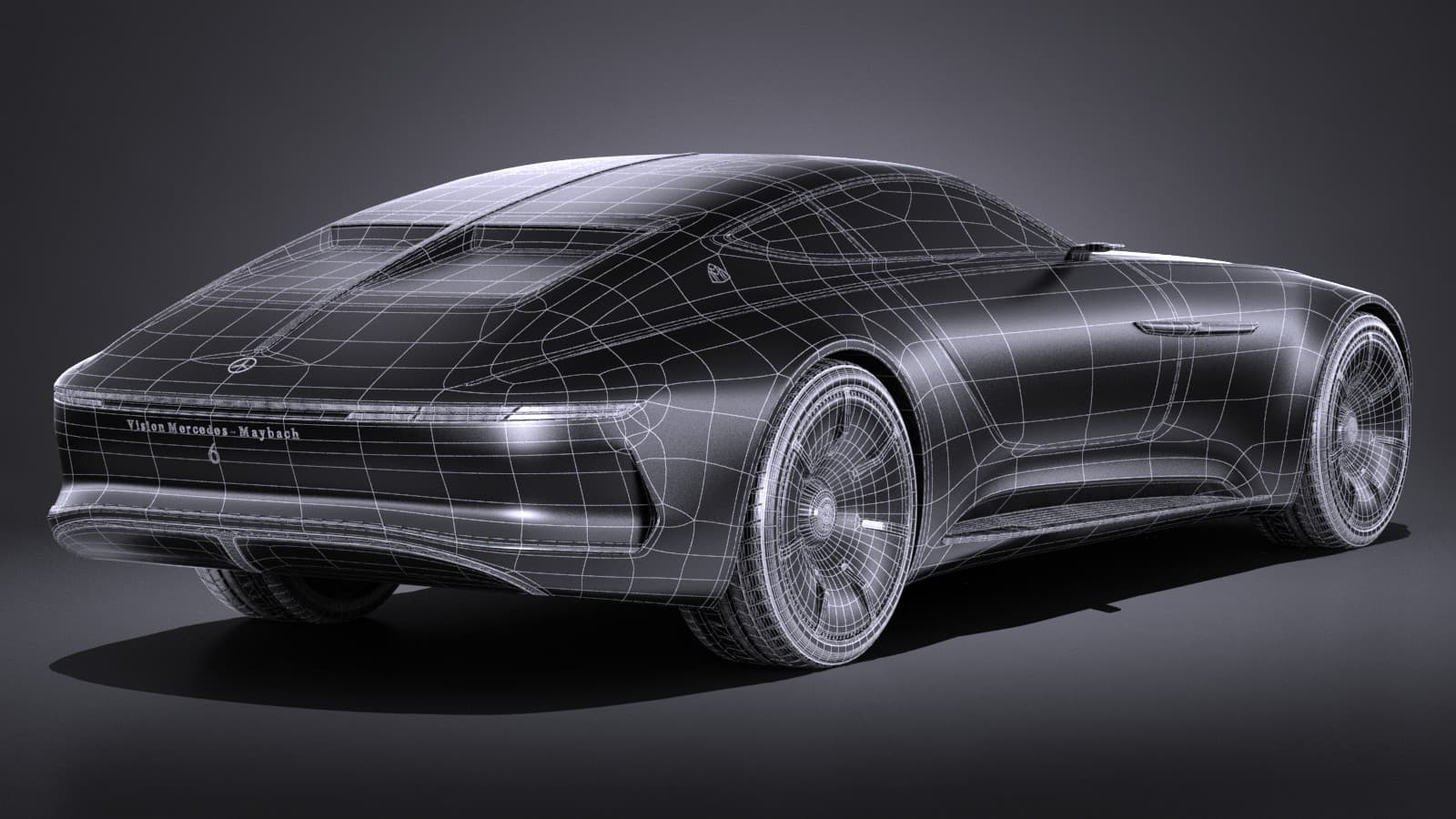 Mercedes Vision Maybach 6 Concept 2016 - 3D Model by SQUIR