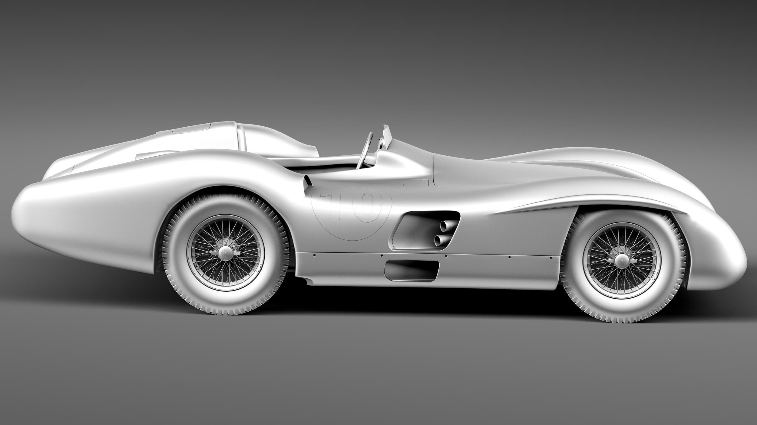 Mercedes-Benz W196 Typ R 1954-1955 3D Model by SQUIR
