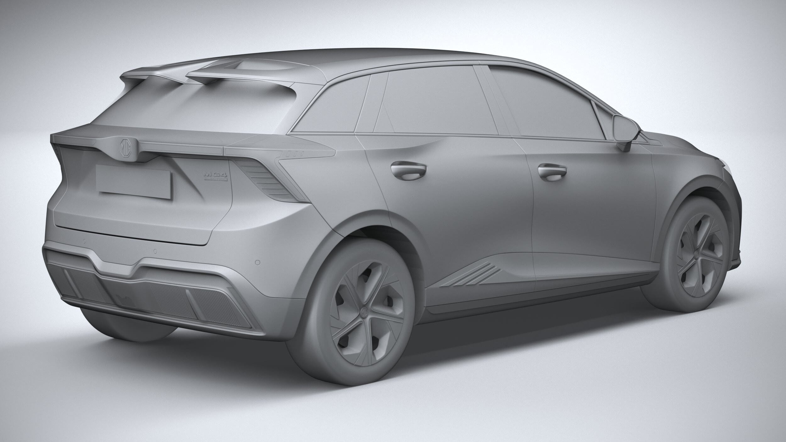 MG 4 EV 2023 - 3D Model by SQUIR