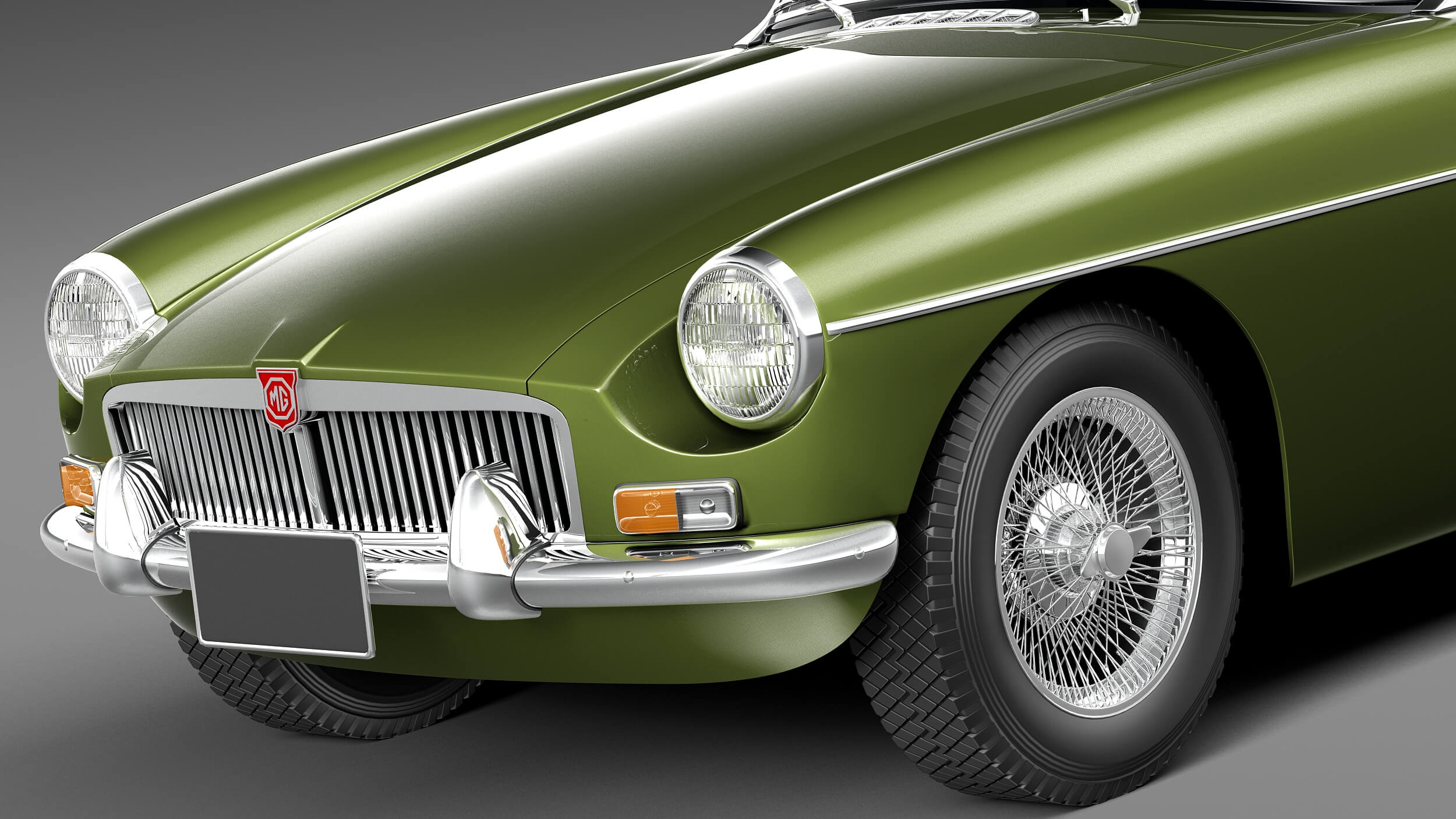 MG Mgb 1962-1980 3D Model by SQUIR