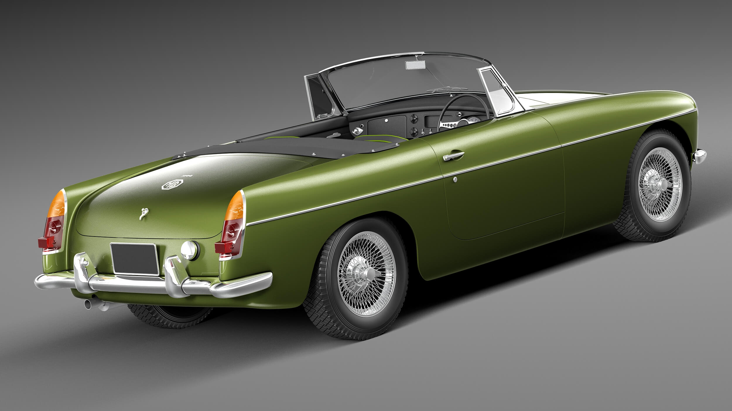 MG Mgb 1962-1980 3D Model by SQUIR