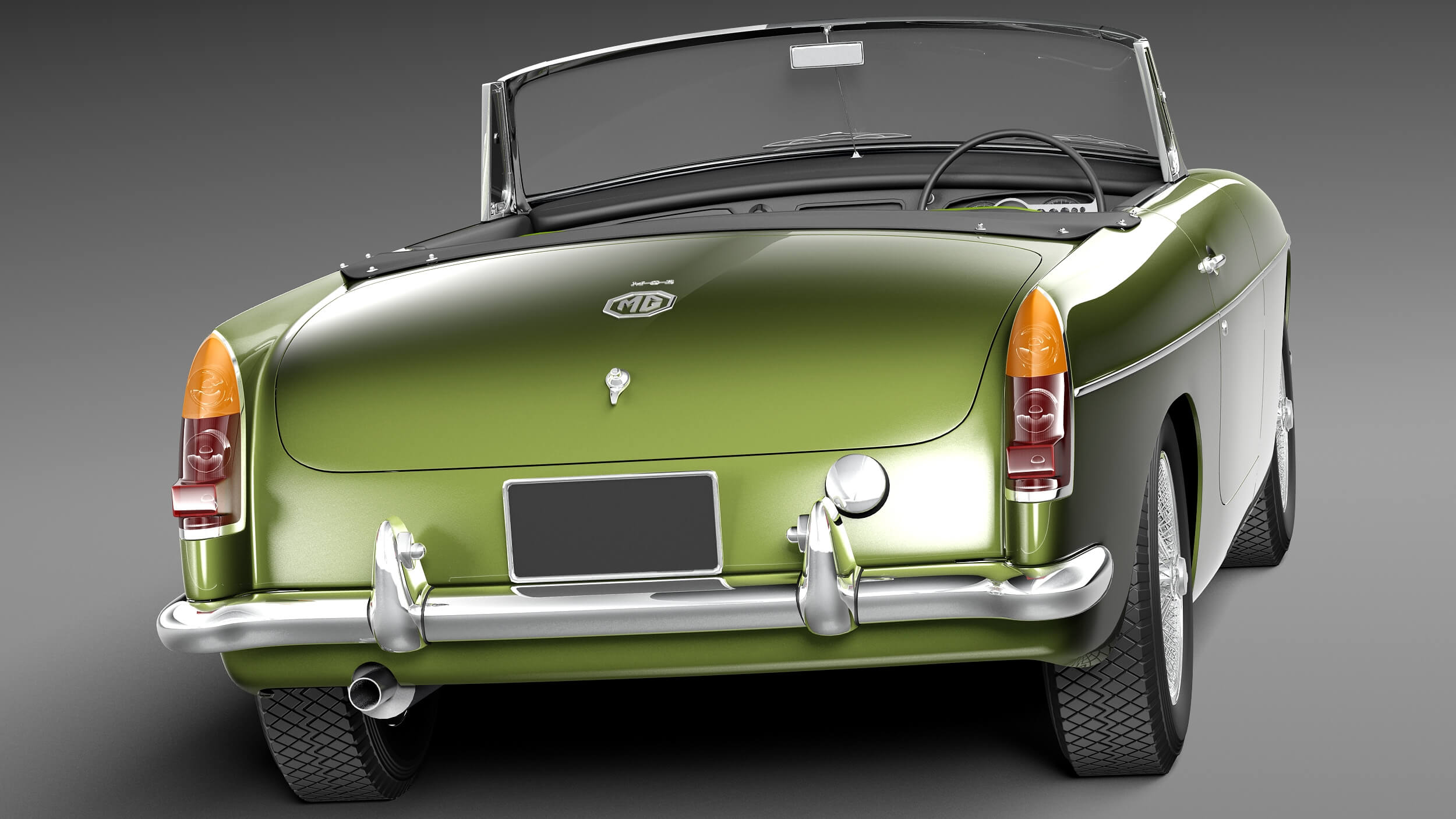 MG Mgb 1962-1980 3D Model by SQUIR