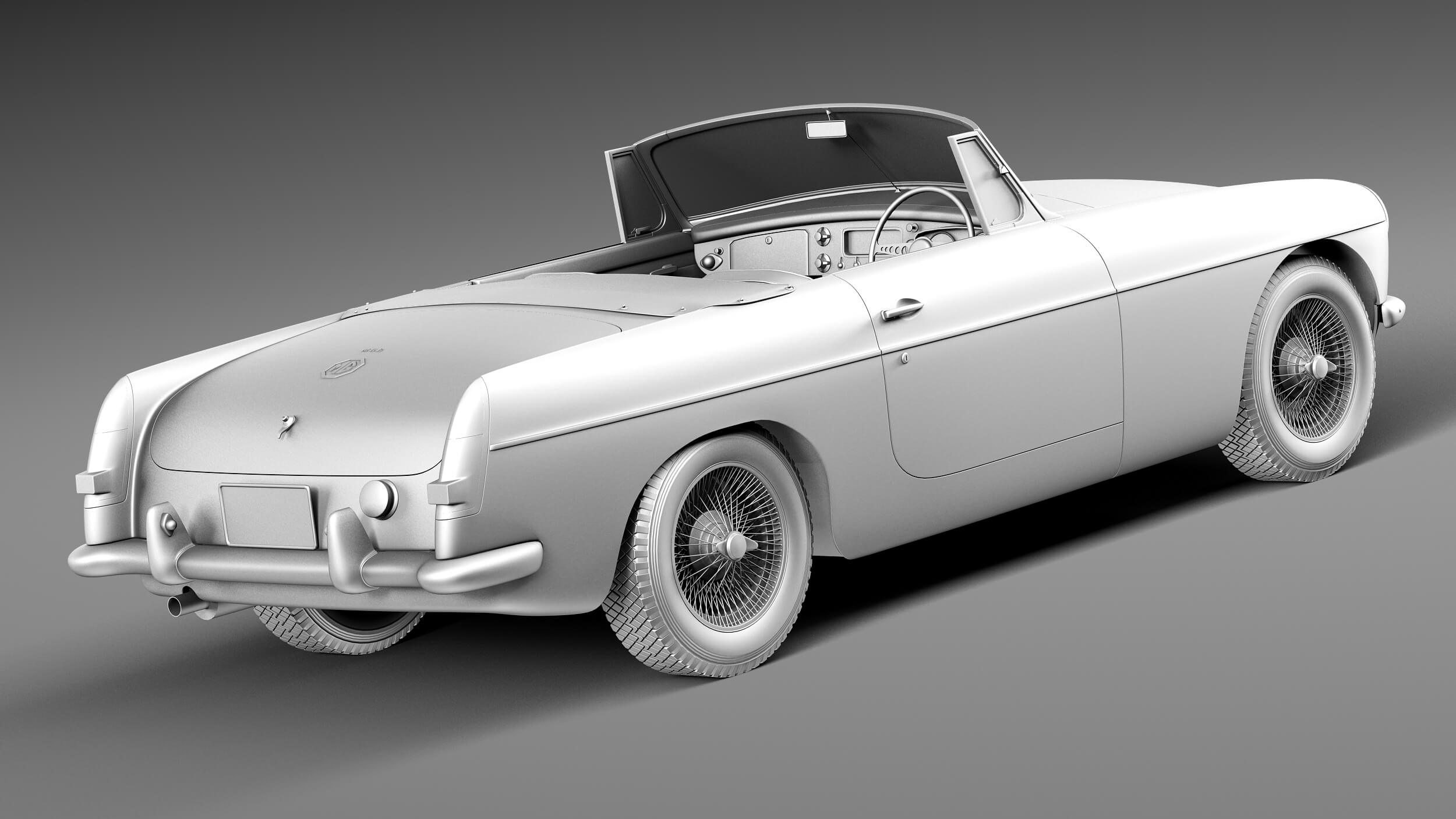 MG Mgb 1962-1980 3D Model by SQUIR