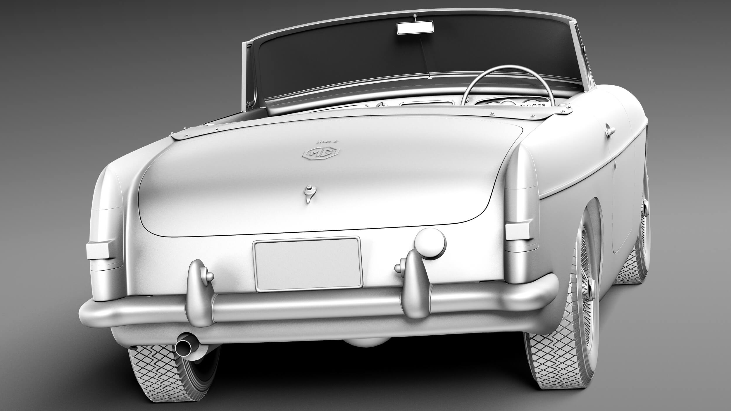 MG Mgb 1962-1980 3D Model by SQUIR