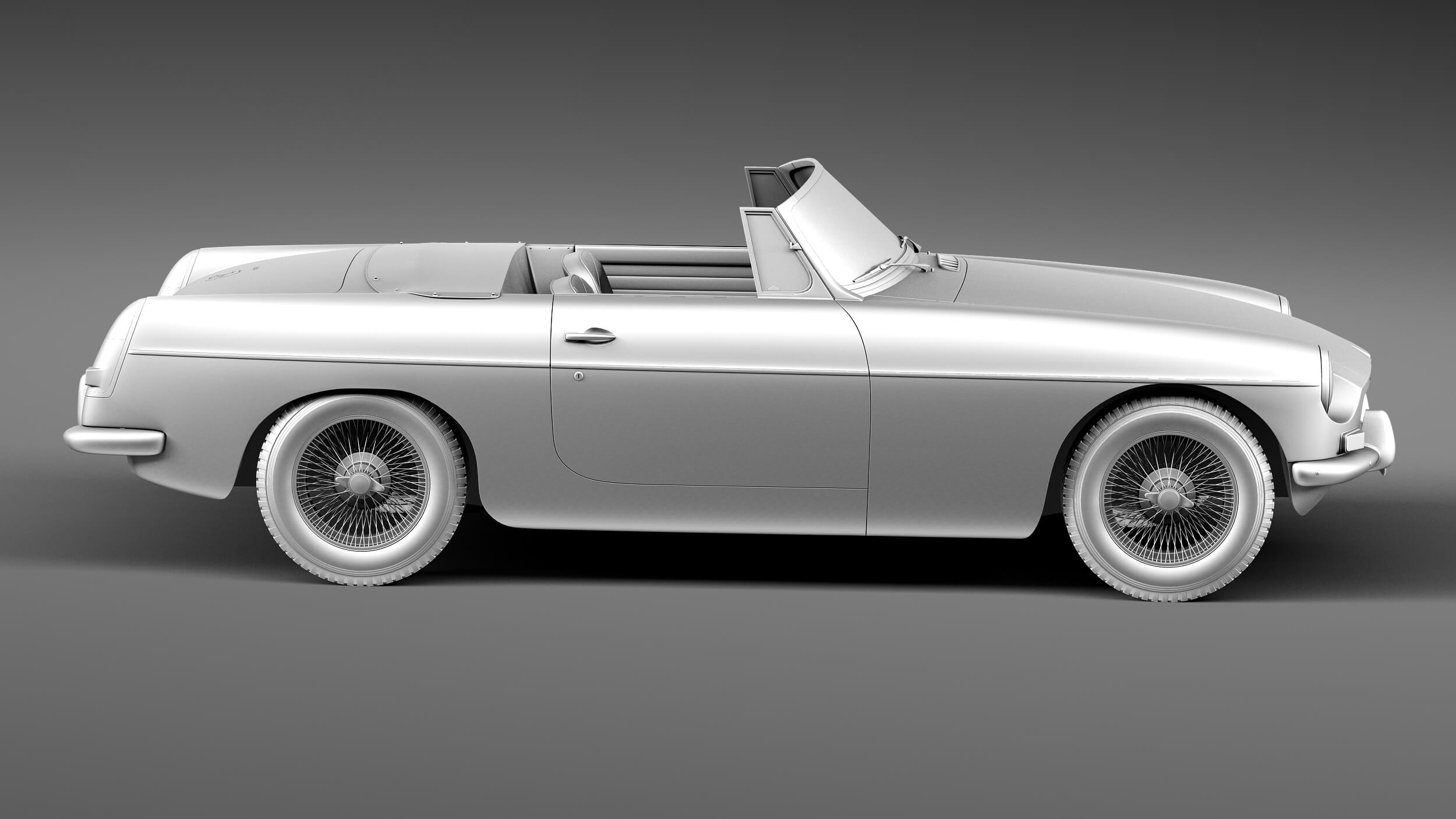 MG Mgb 1962-1980 3D Model by SQUIR