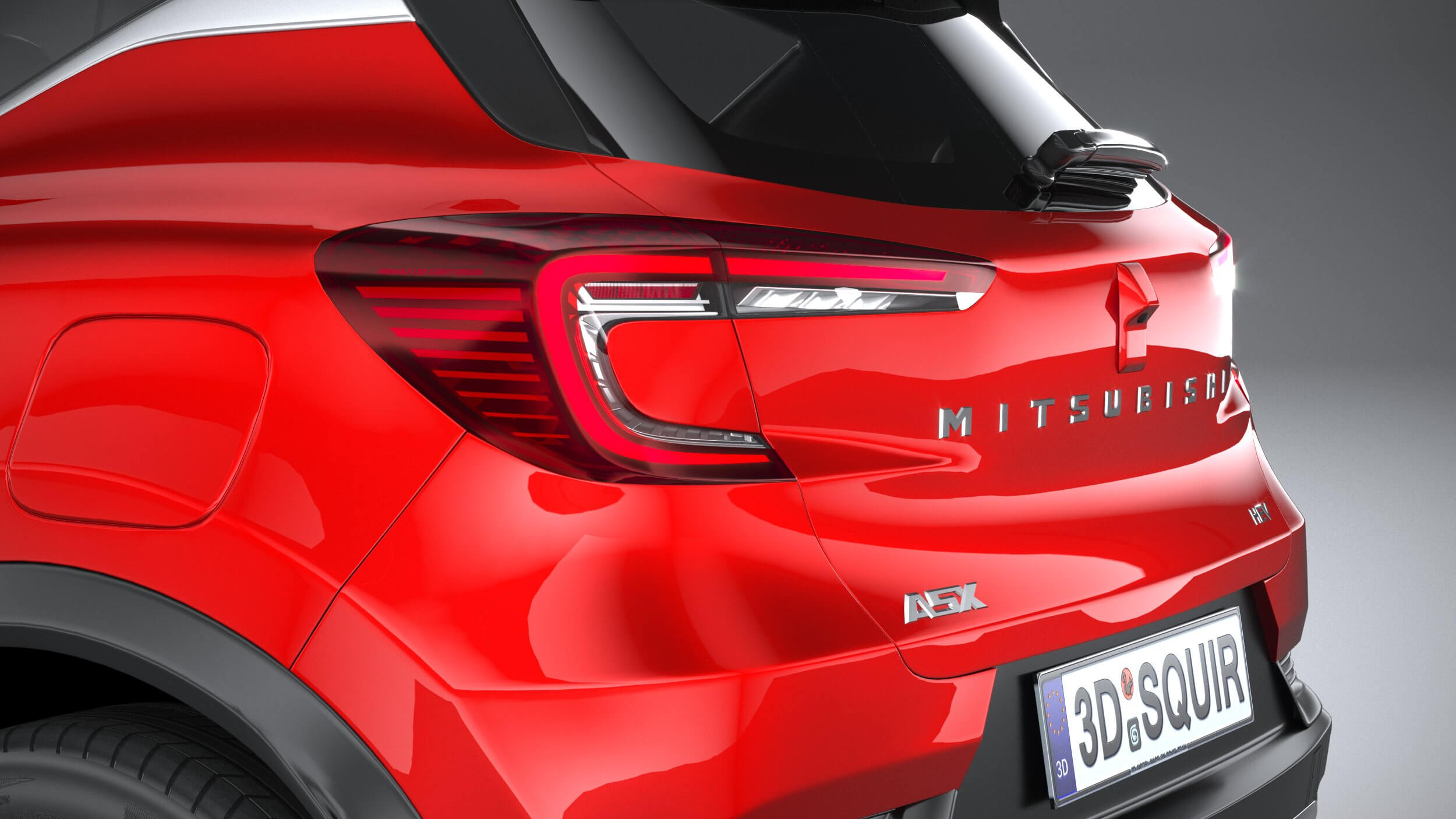 Mitsubishi ASX 2024 - 3D Model by SQUIR