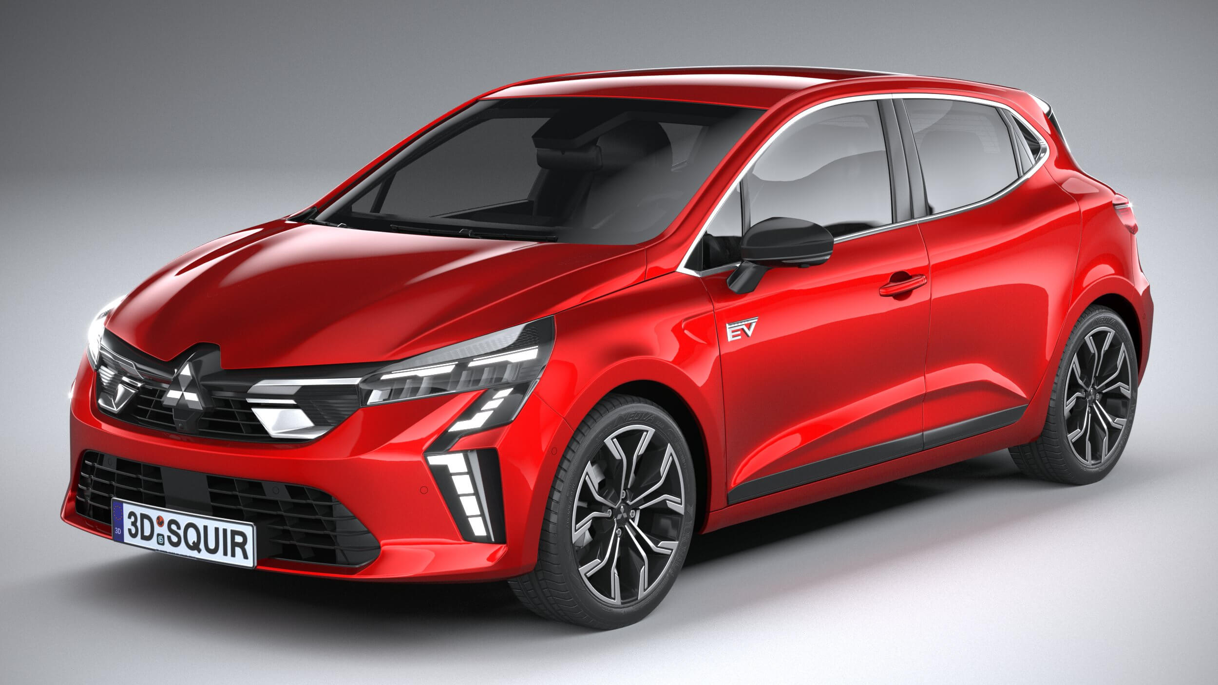 Mitsubishi Colt 2024 - 3D Model by SQUIR