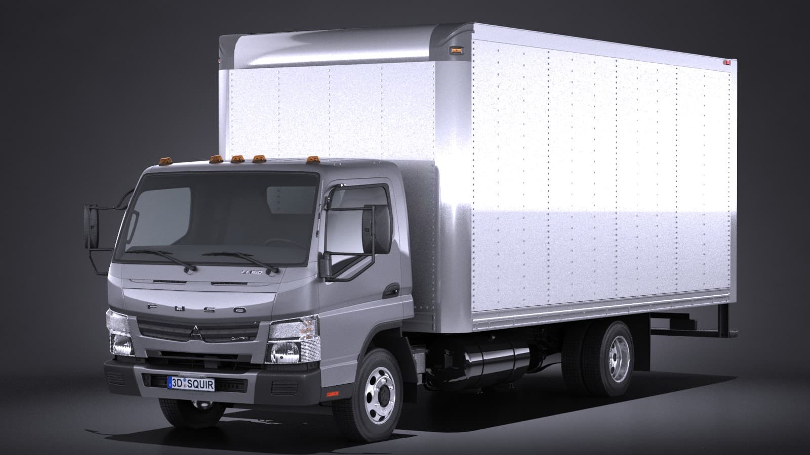 Mitsubishi FUSO BOX 2016 - 3D Model by SQUIR
