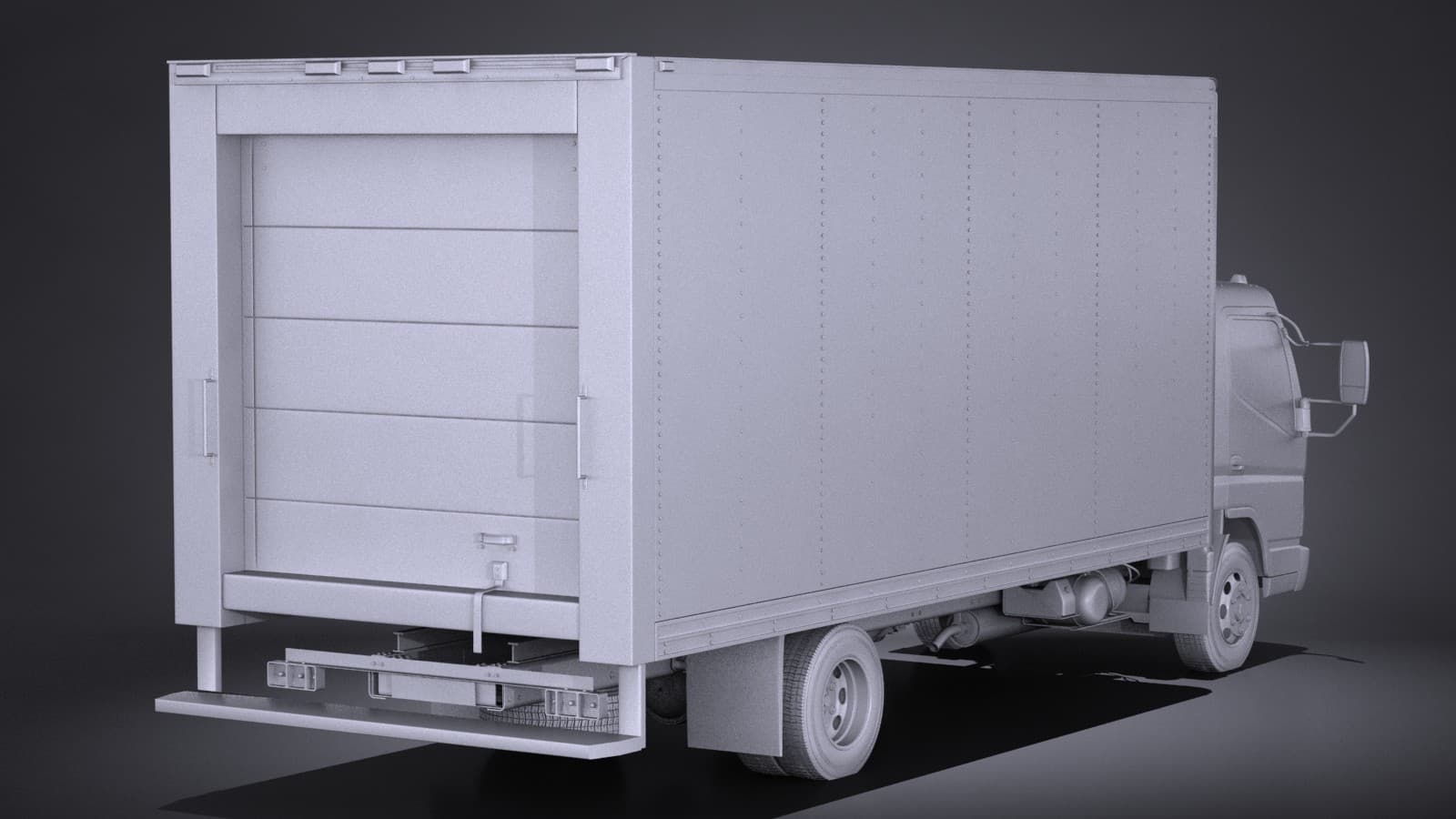 Mitsubishi FUSO BOX 2016 - 3D Model by SQUIR